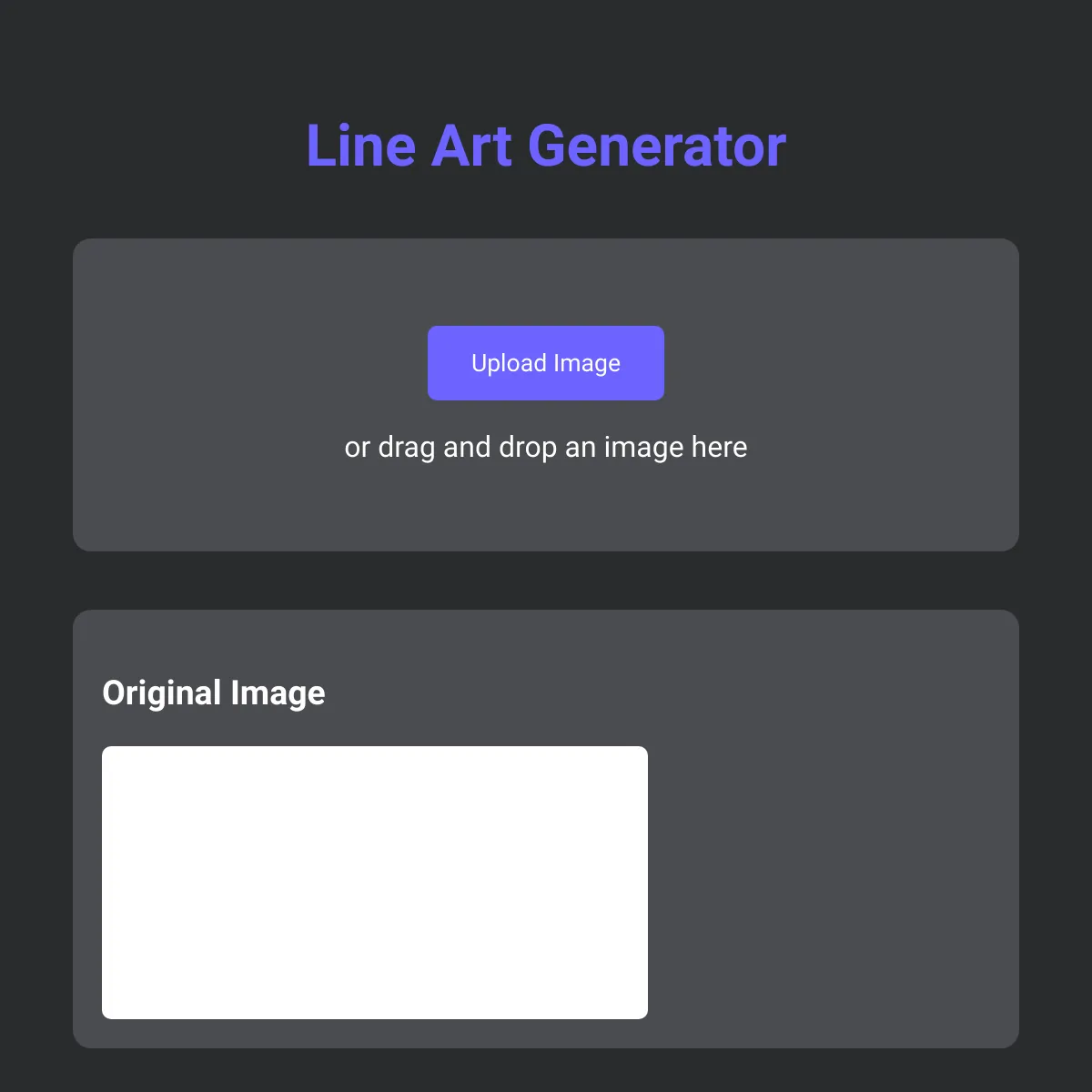 Line Art Generator