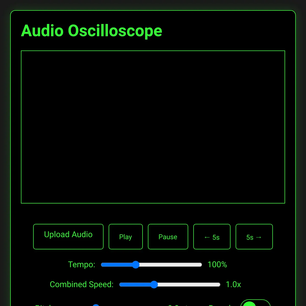 Audio Oscilloscope
