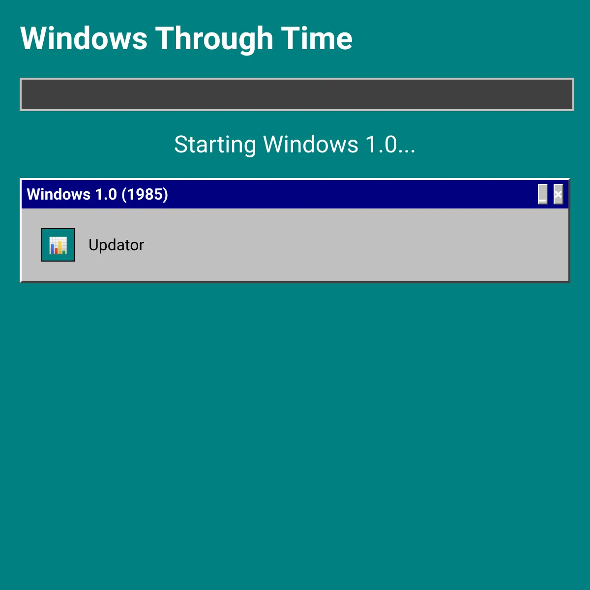 Windows Through Time