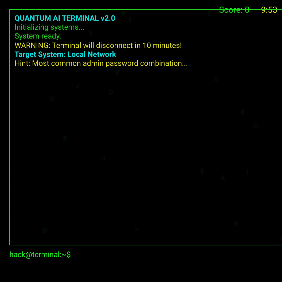 Quantum AI Hack3r Terminal