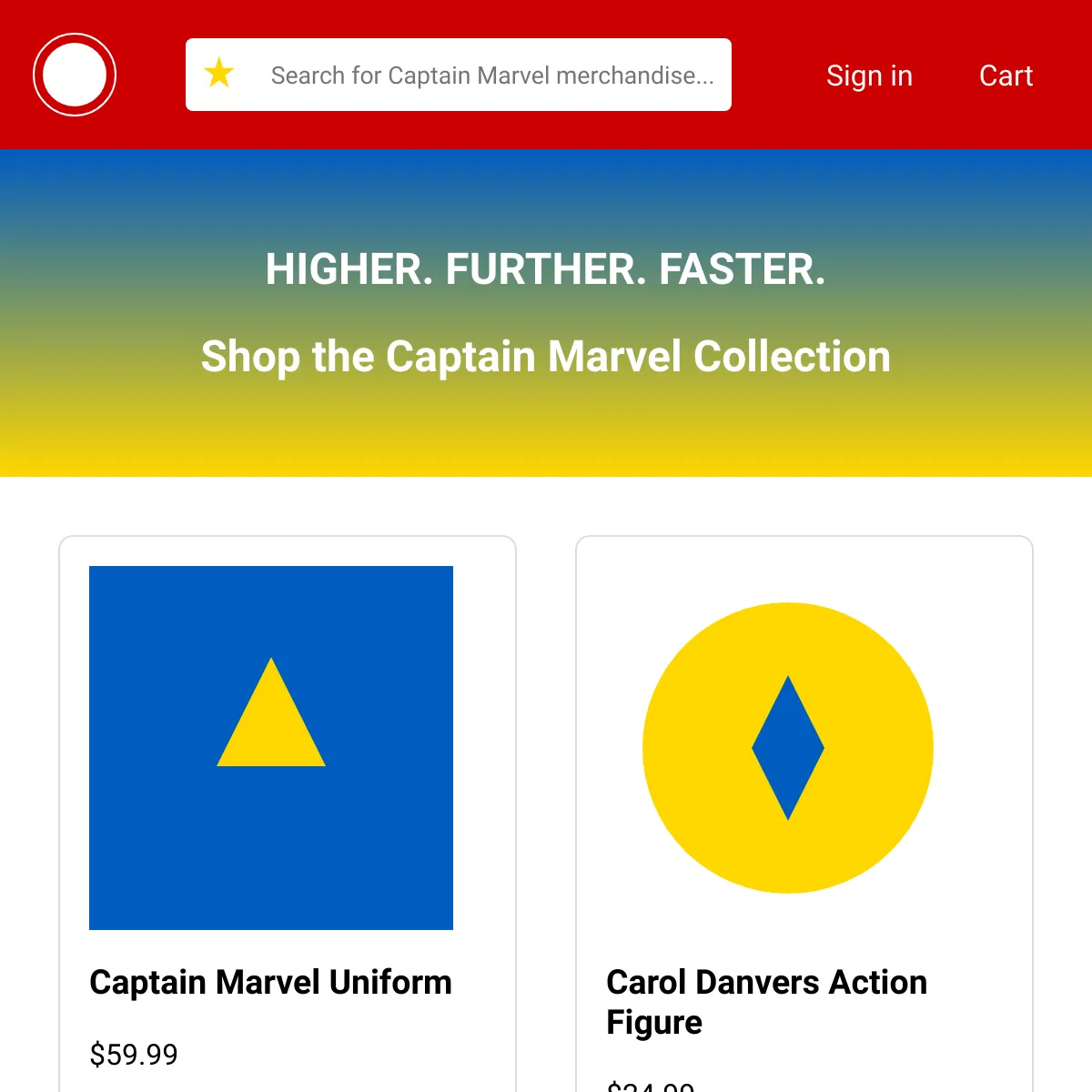 Captain Marvel Target Reimagining