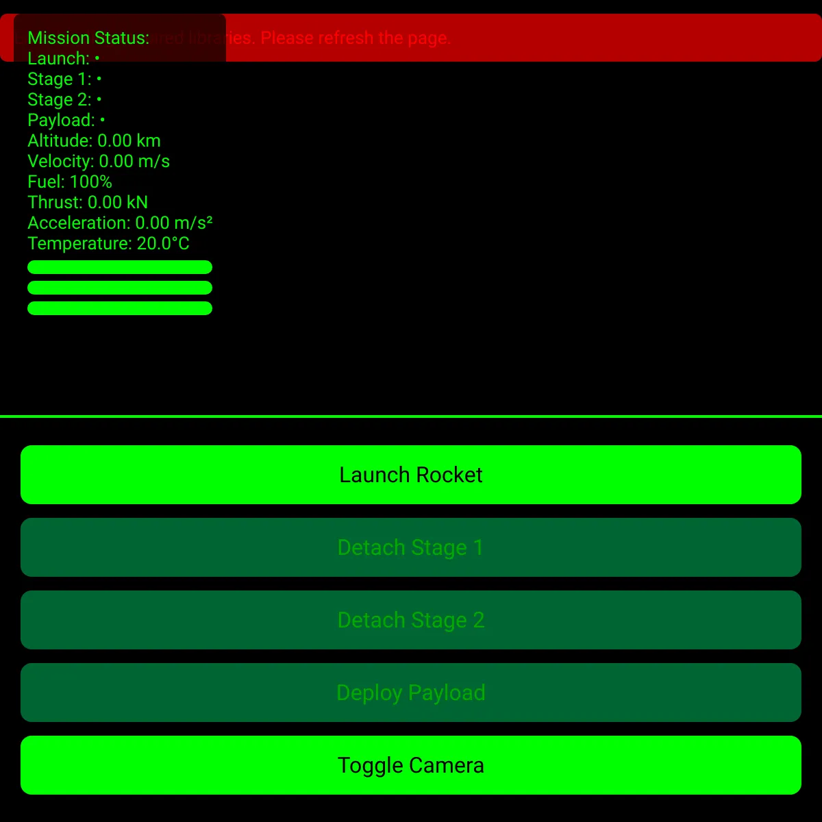 Rocket Launch Simulator