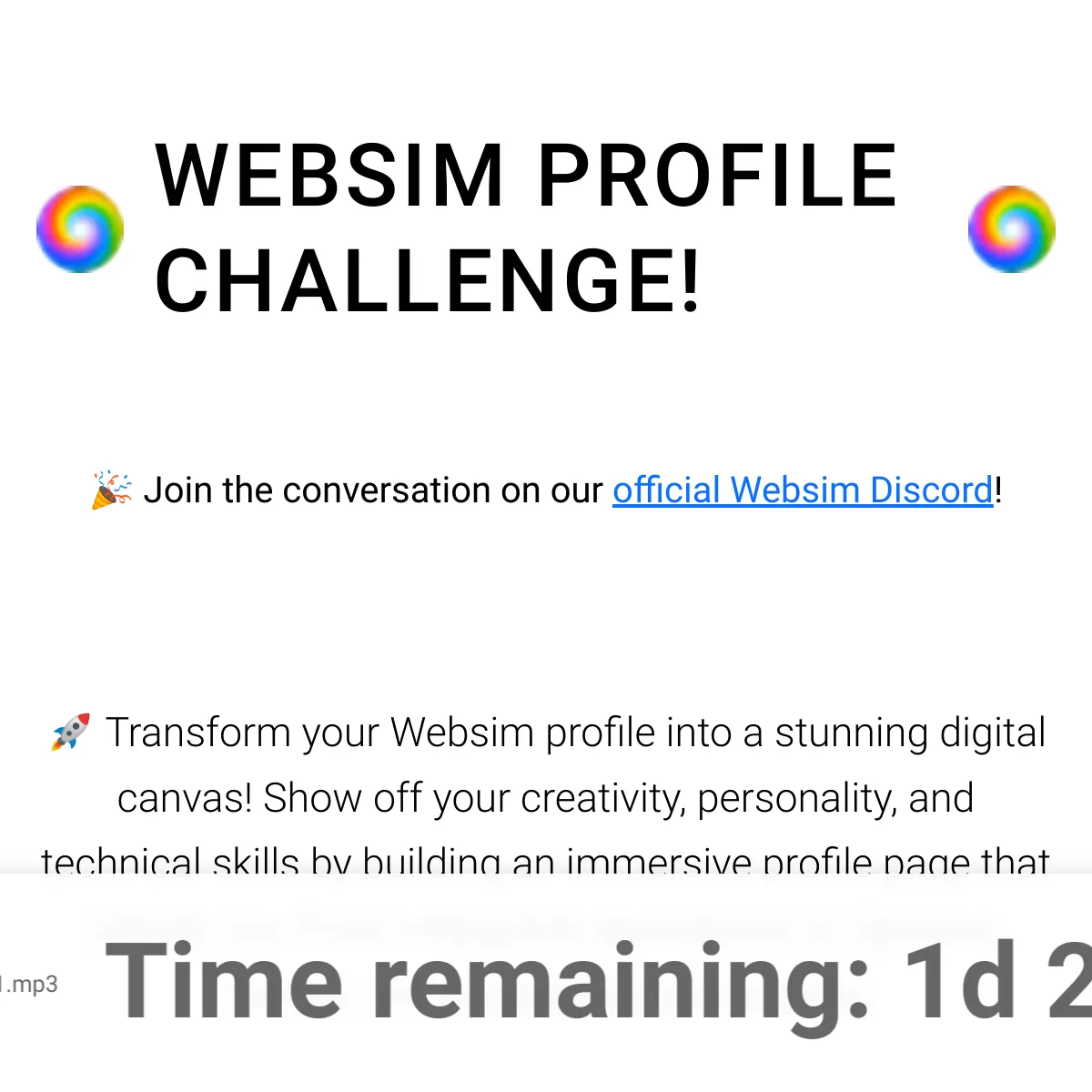 Websim Profile Showcase!