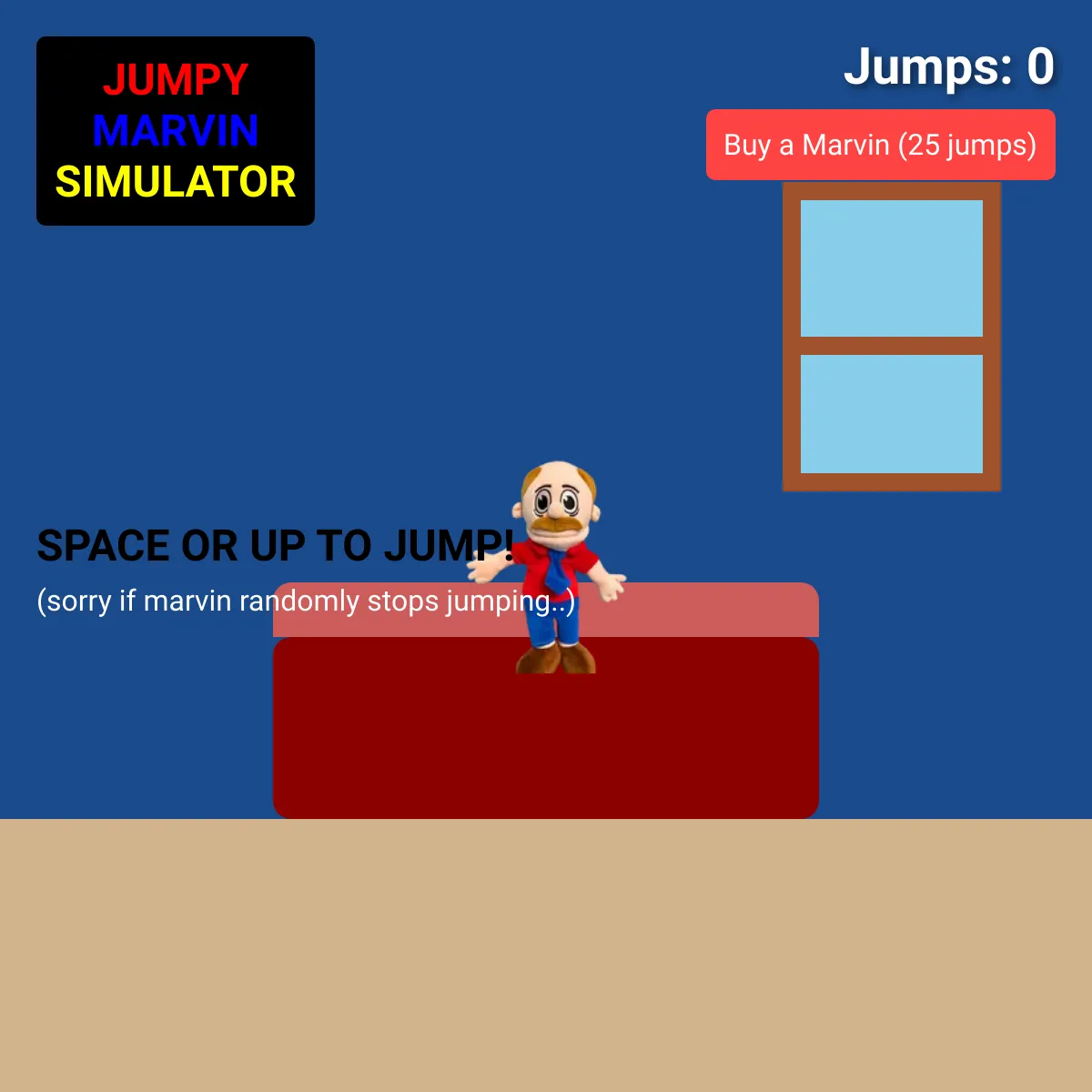 Jumpy Marvin Simulator!