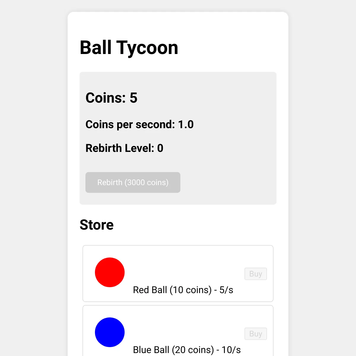 Ball Tycoon