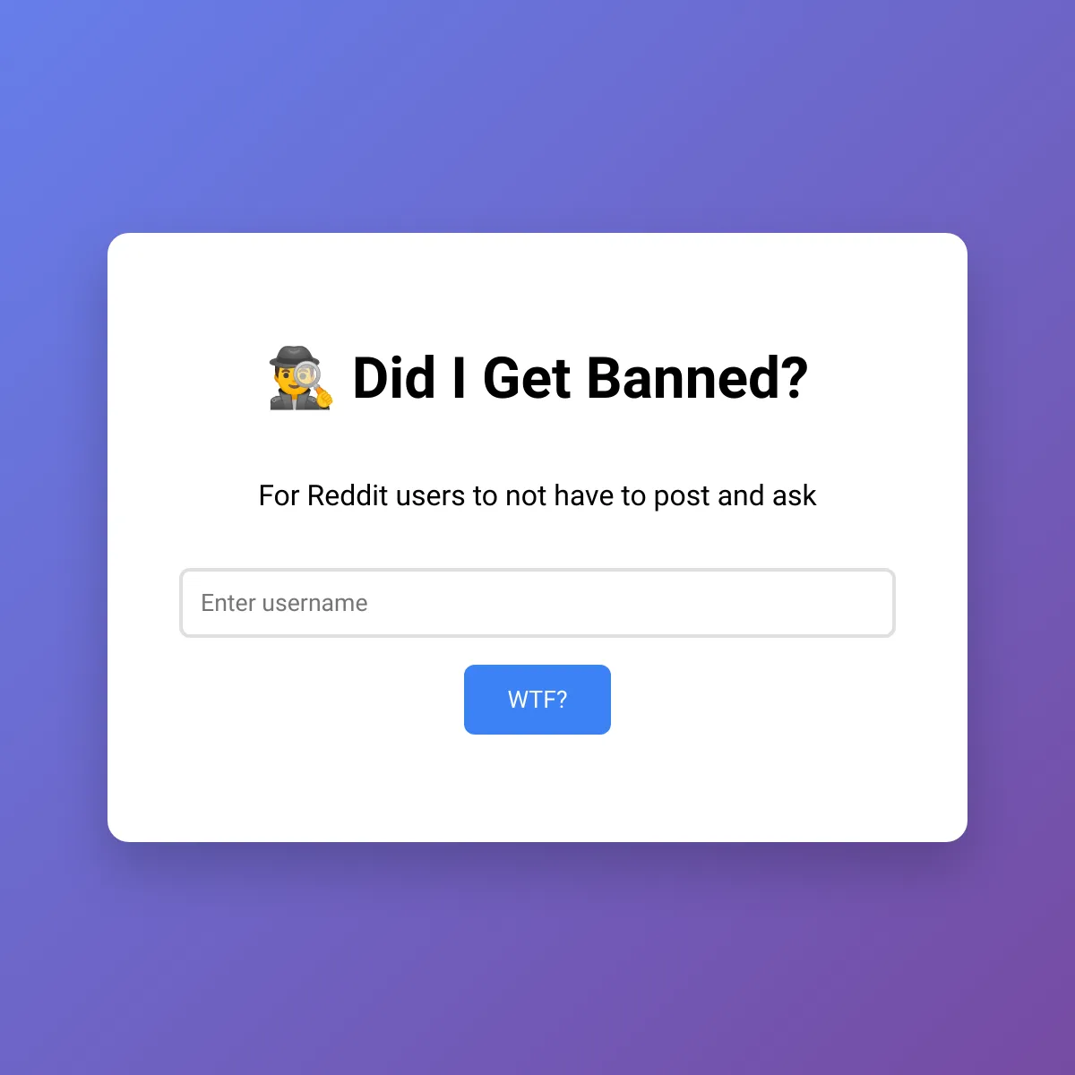 Did I Get Banned? | Websim Status Checker