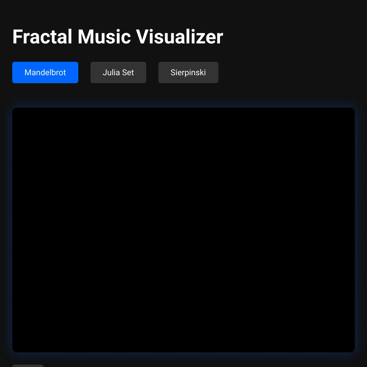 Fractal Music Visualizer