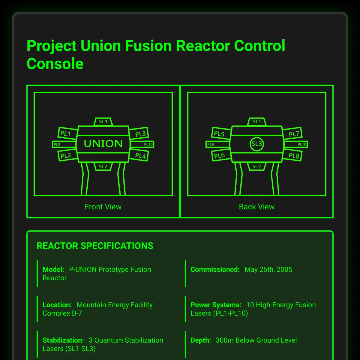 Project Union - Mobile Control Console