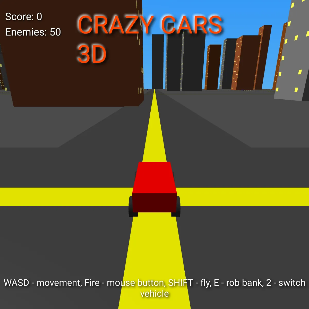CRAZY CARS 3D: Reverse Fire Edition sc
