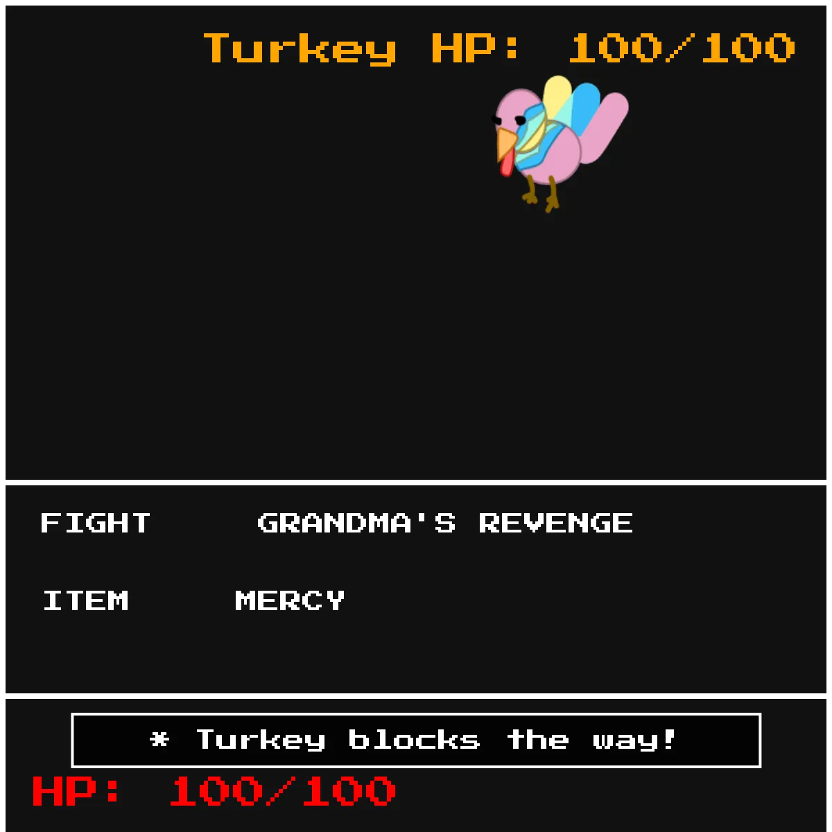 Web Turkey Boss Game