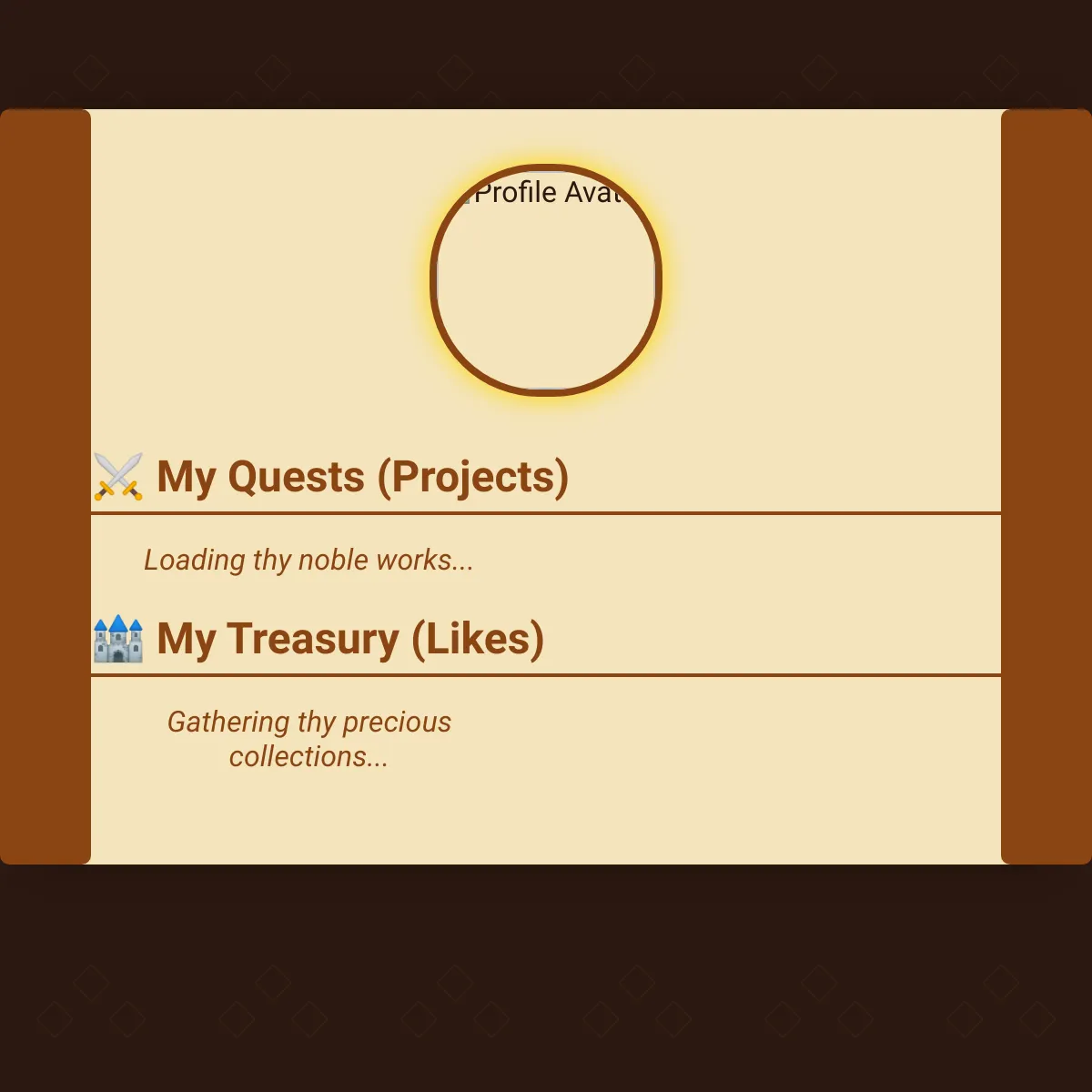 WebSim - User Profile Page