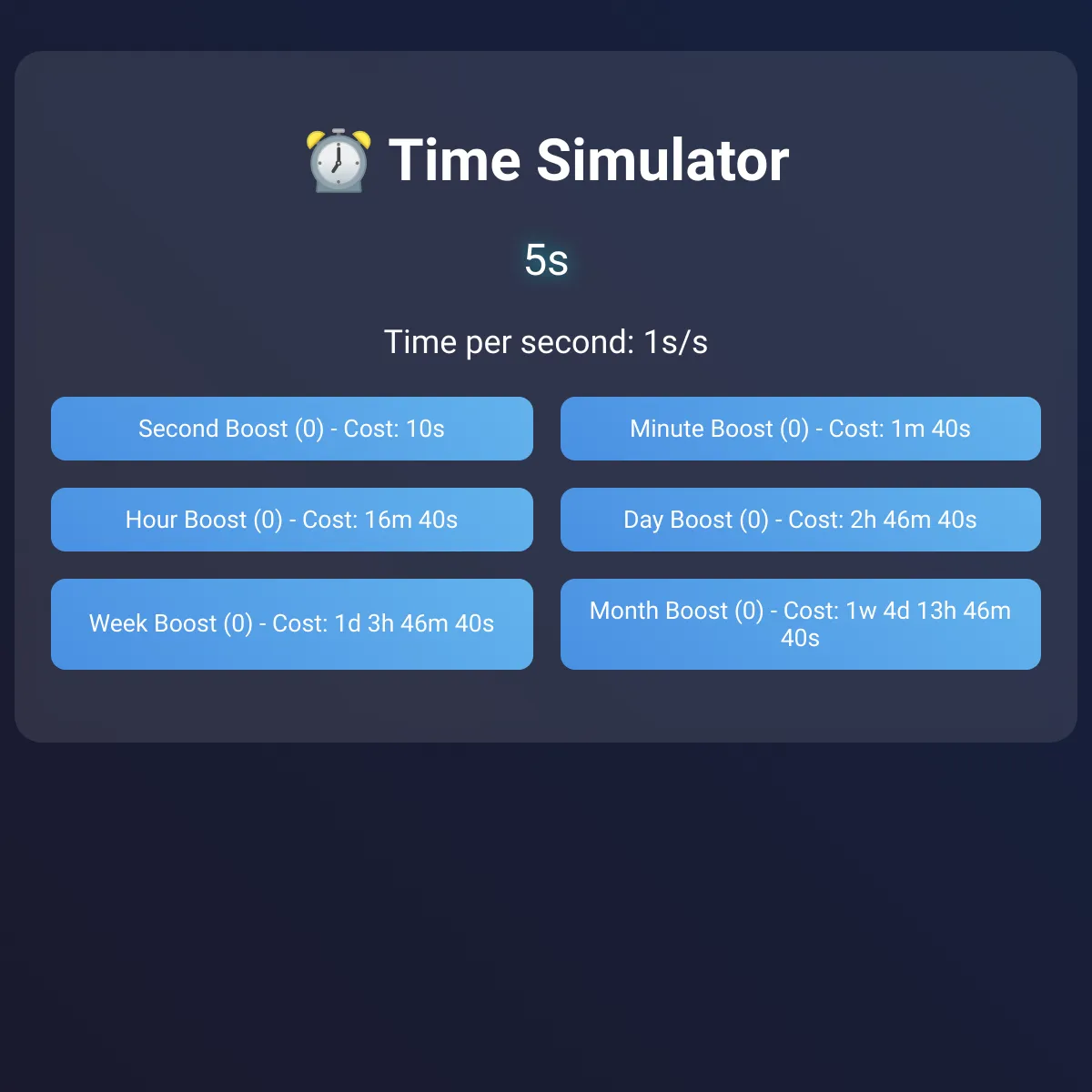 Time Simulator