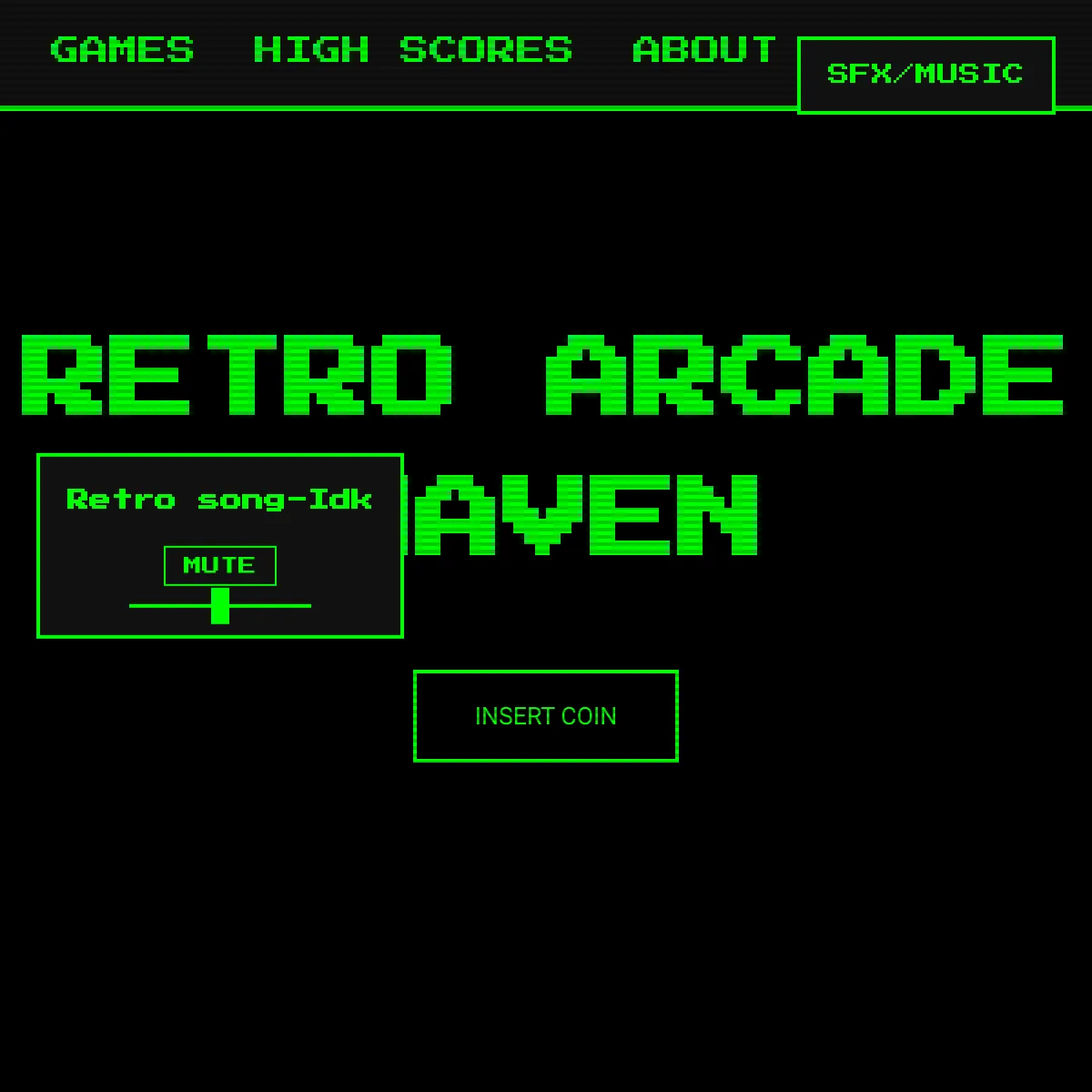 Arcade Haven!(WIP)