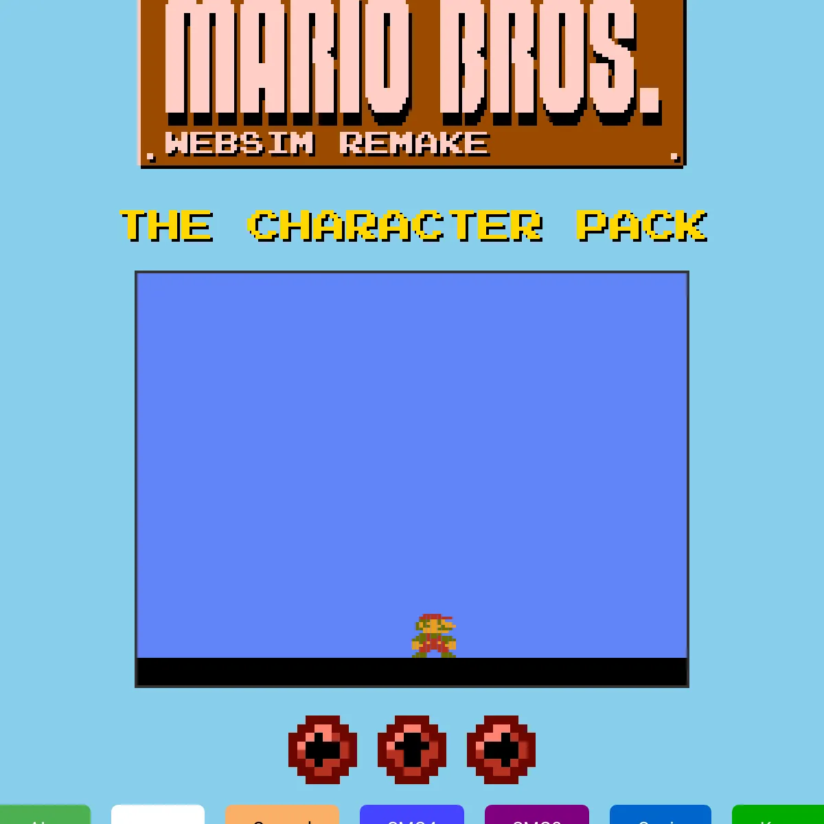Super Mario Bros Websim Remake: The Character Pack