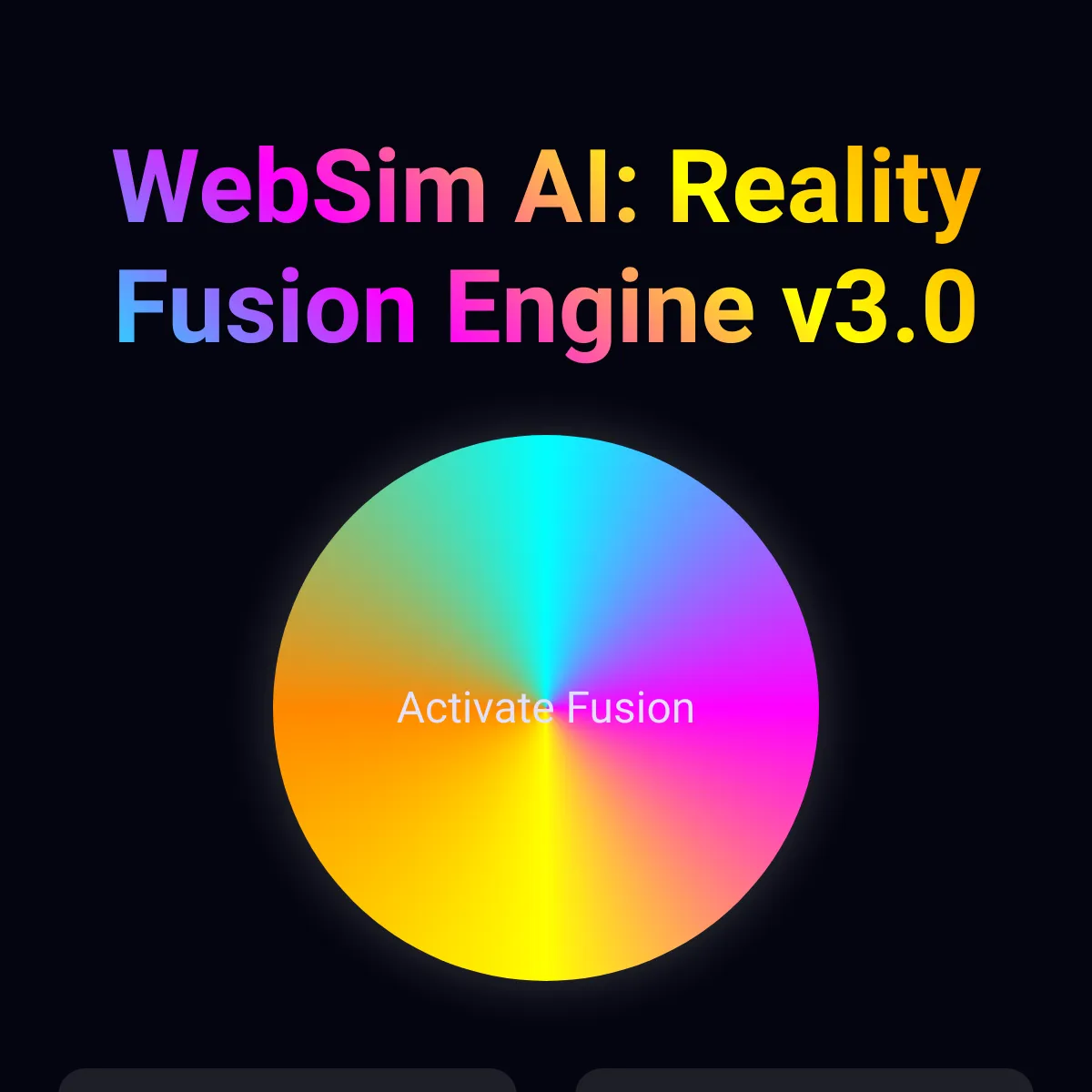 WebSim AI - Reality Fusion Engine v3.0 with Imagica.ai