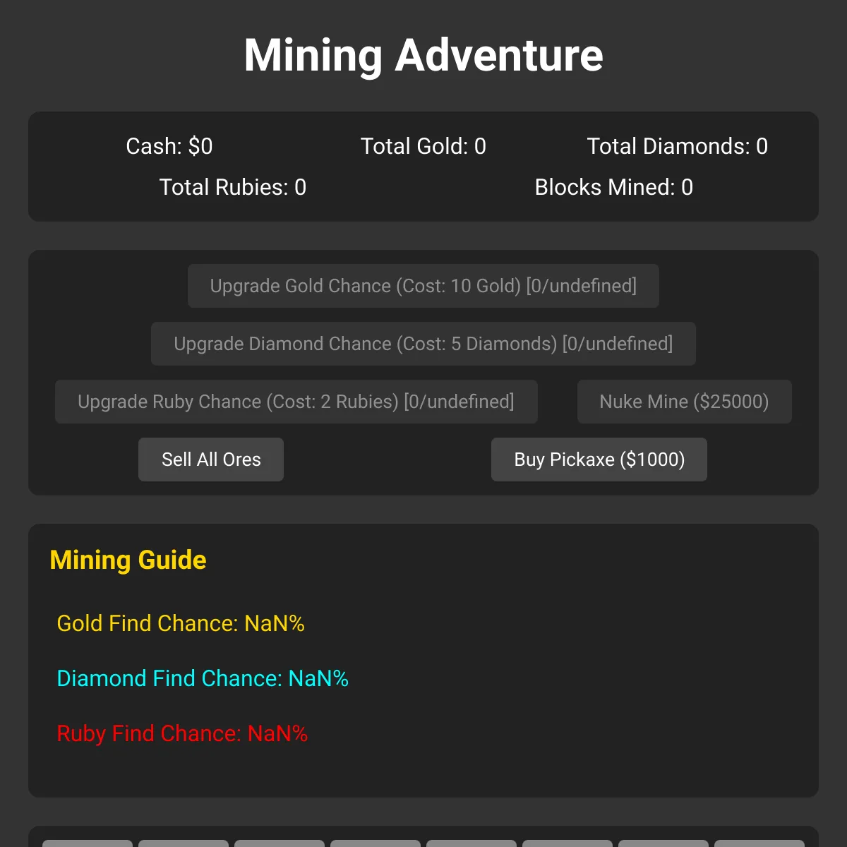 Mining Adventure