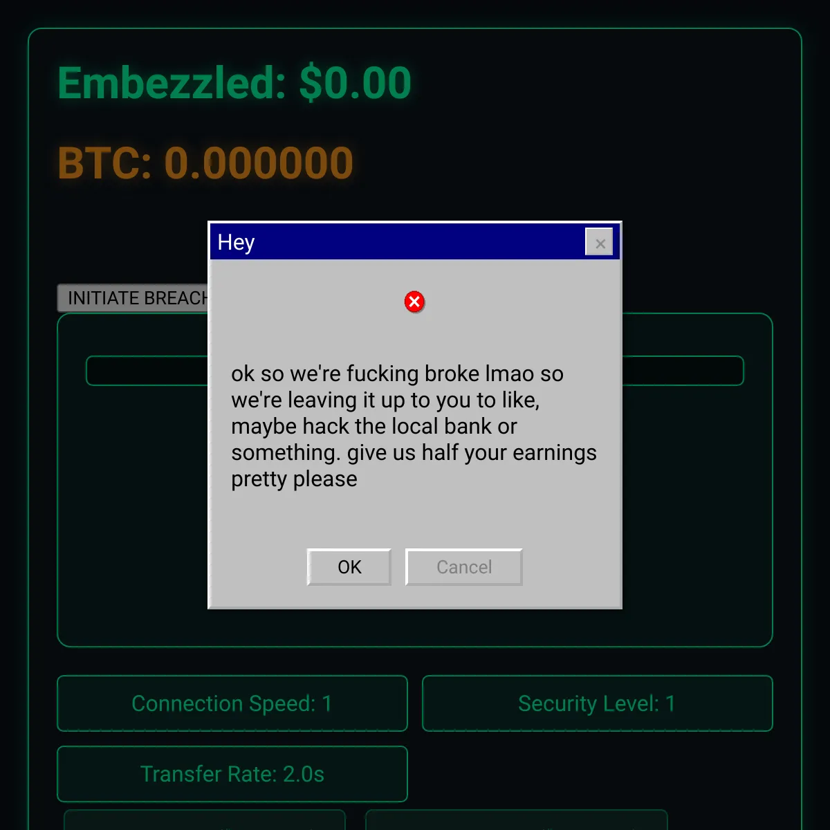 Hack the Government Simulator!!!