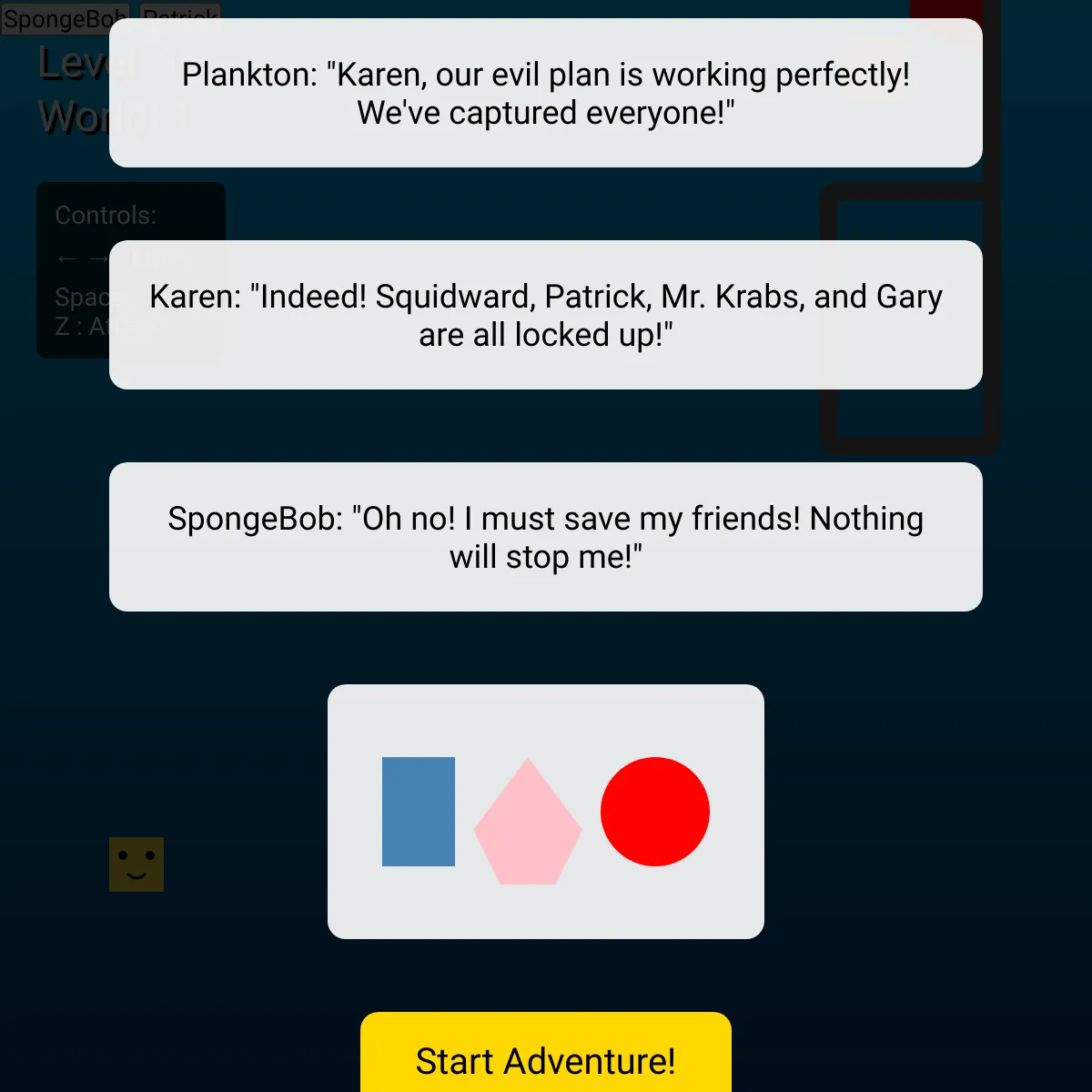 SpongeBob SquarePants Adventure Game
