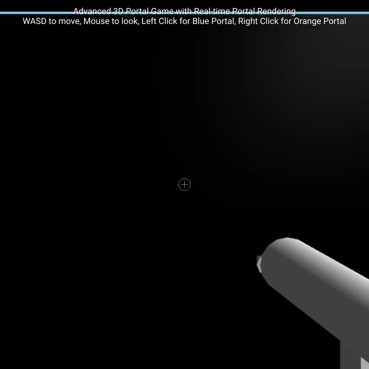 Advanced 3D Portal Game with Real-time Portal Rendering