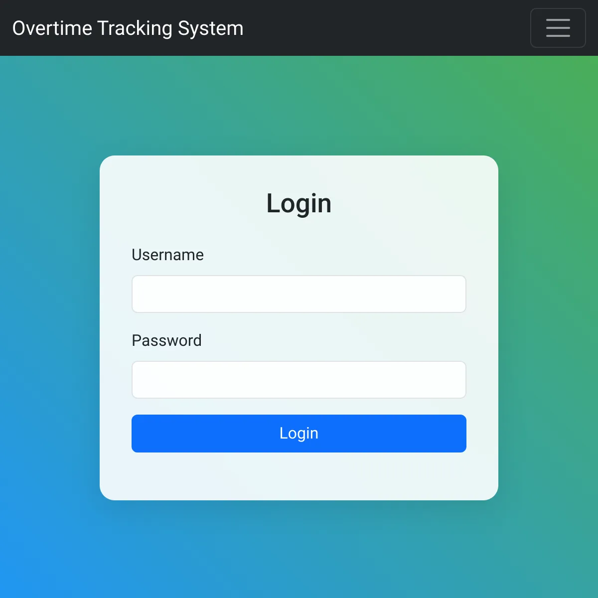 Overtime Tracking System