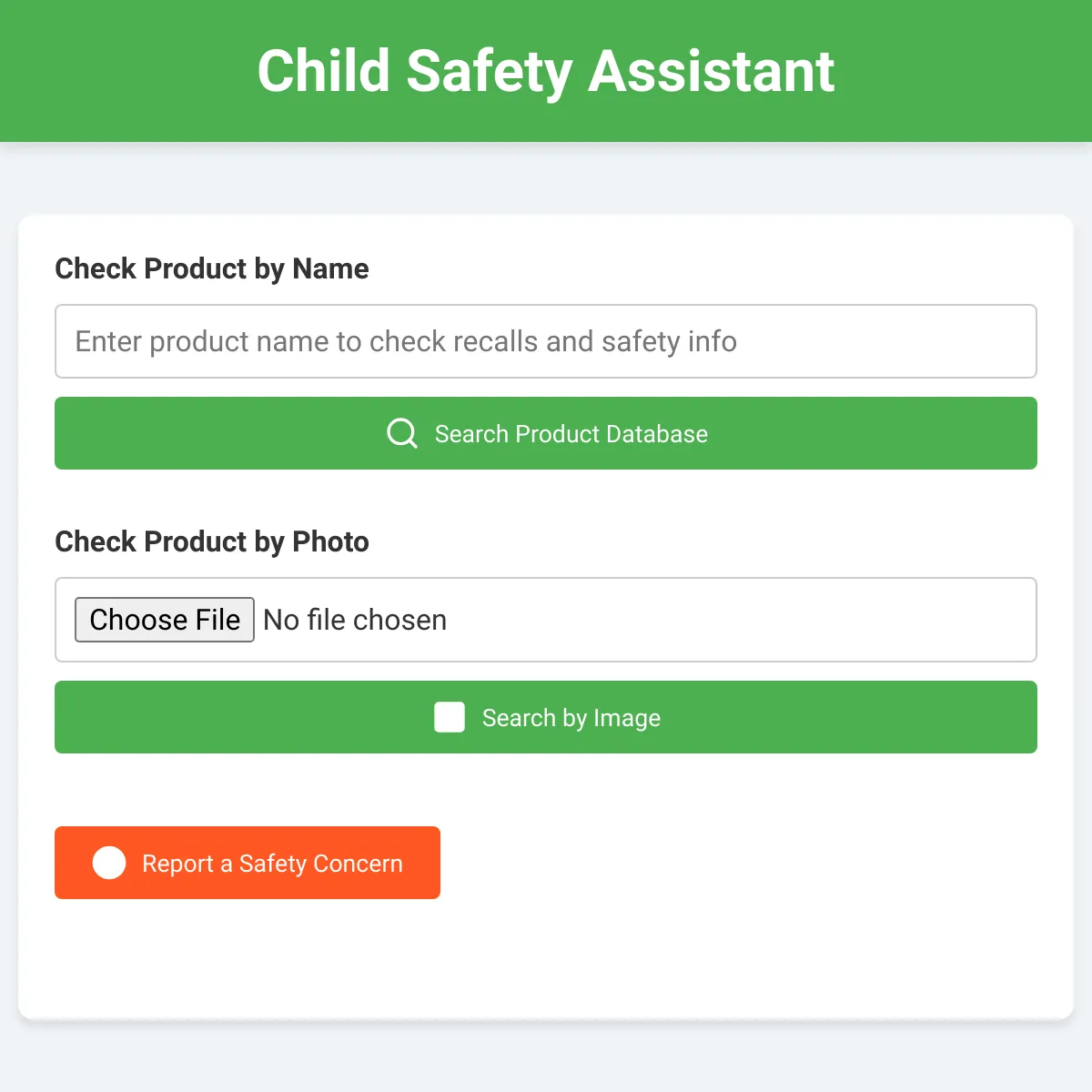 Child Safety Assistant