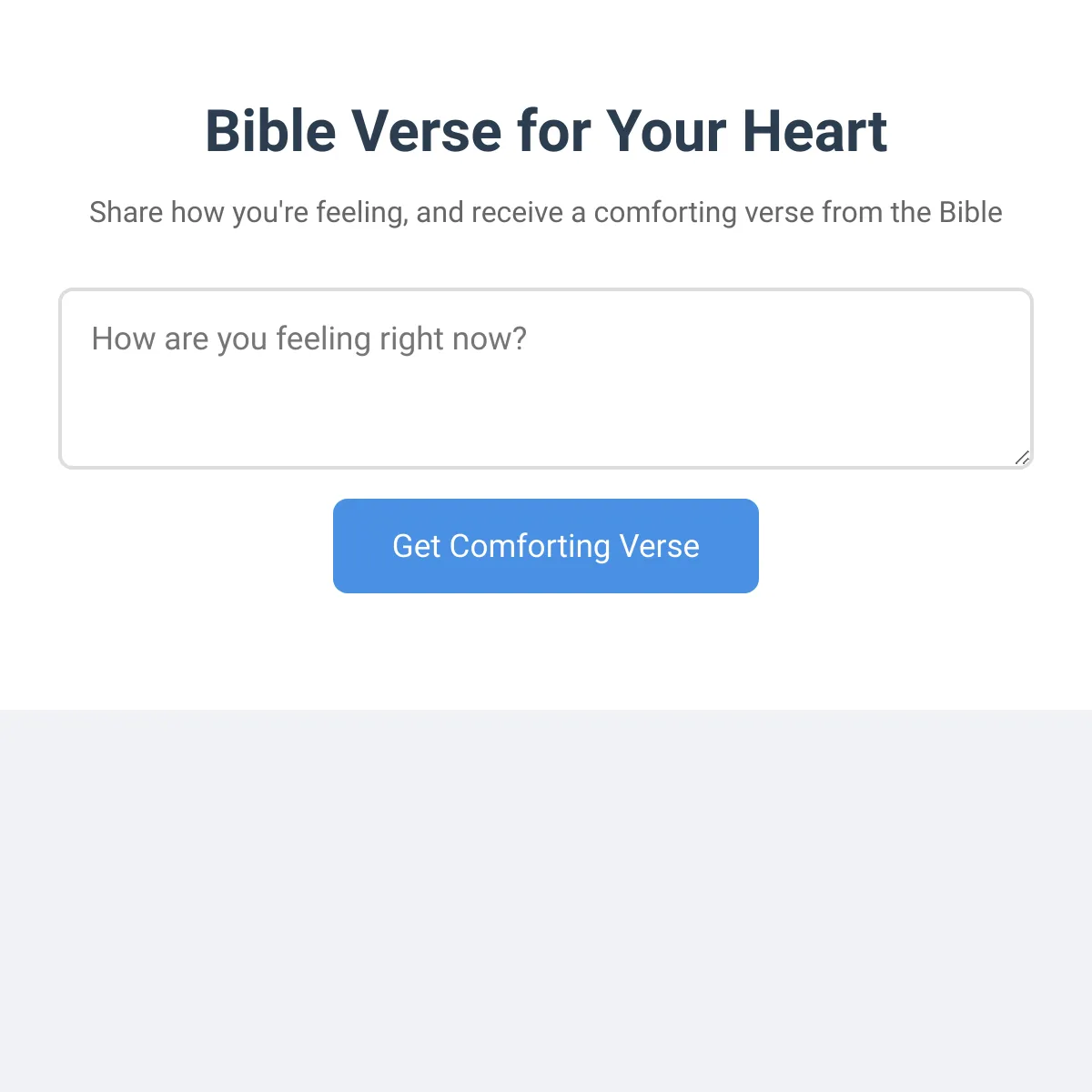 AI Bible Verse for Your Heart