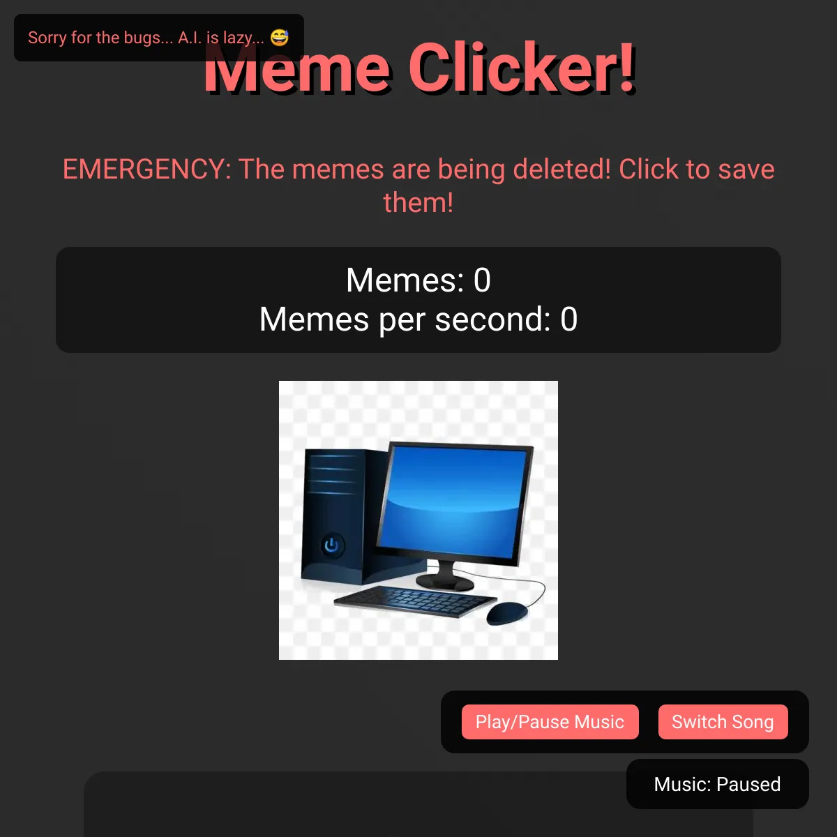 Meme Clicker! - Save the Memes!
