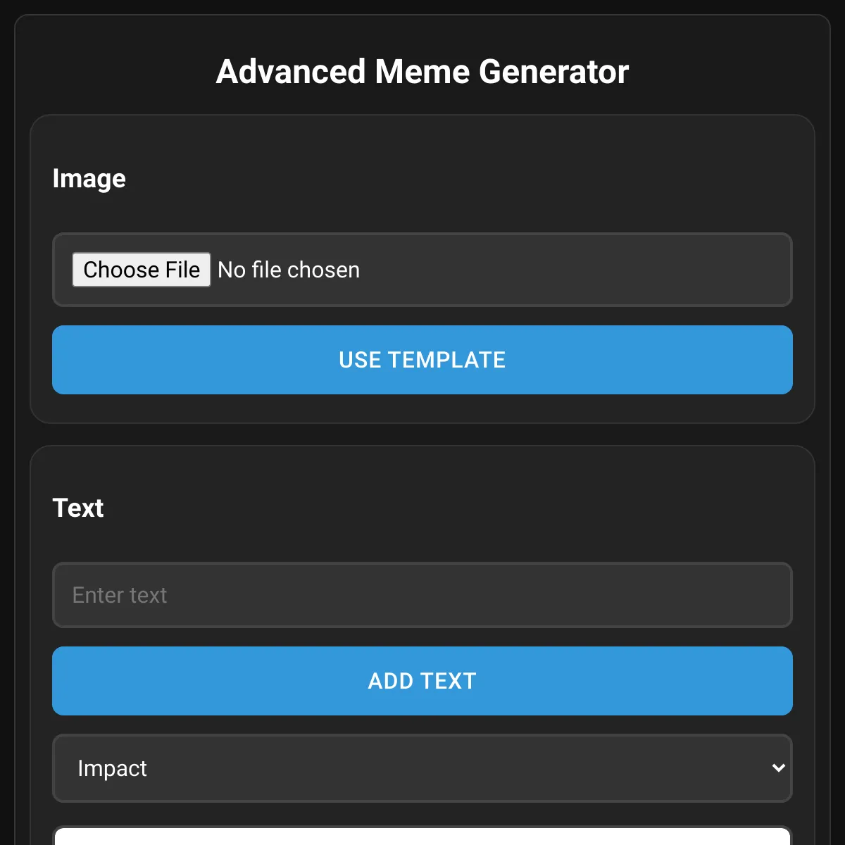 Advanced Meme Generator
