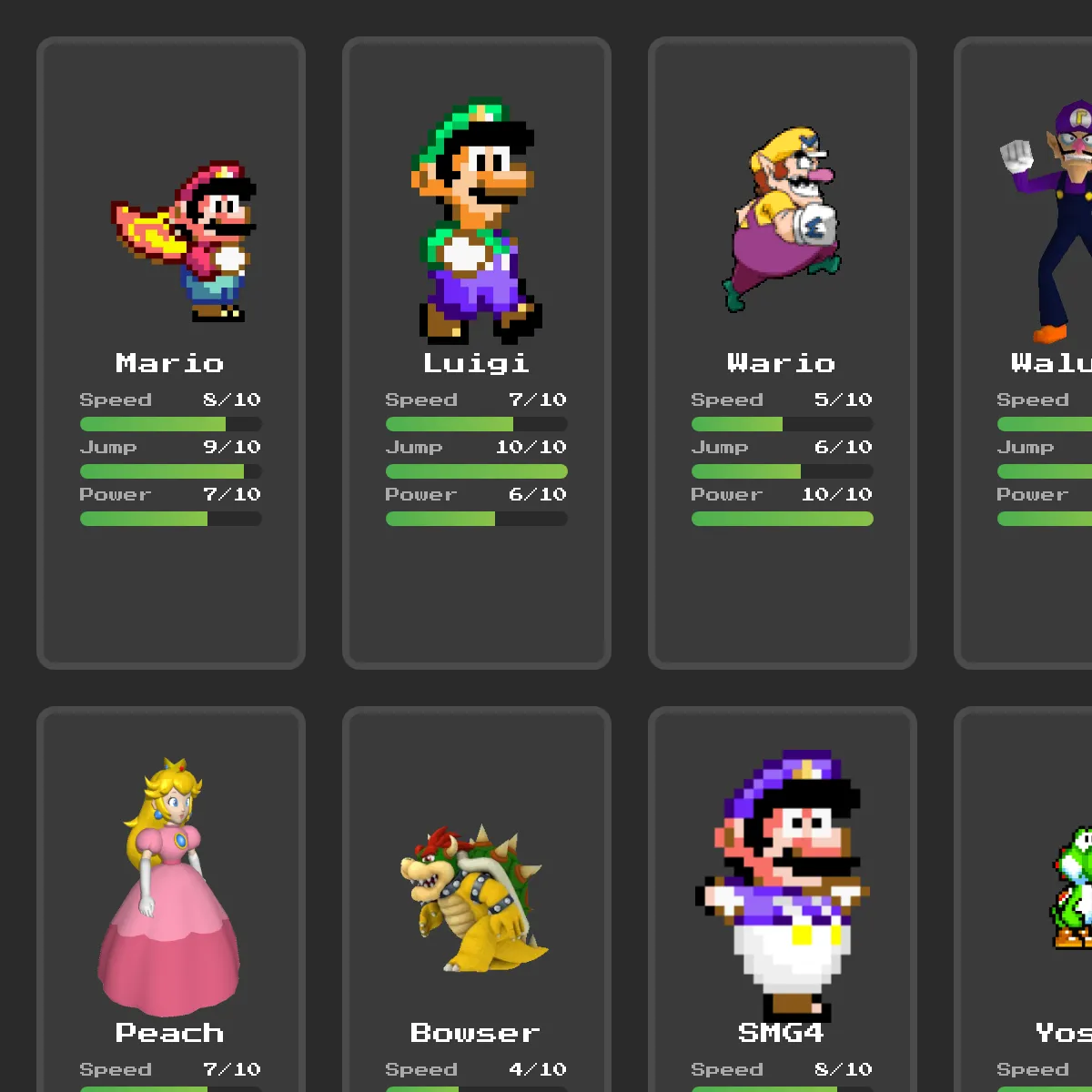 8 AI Smash Bros