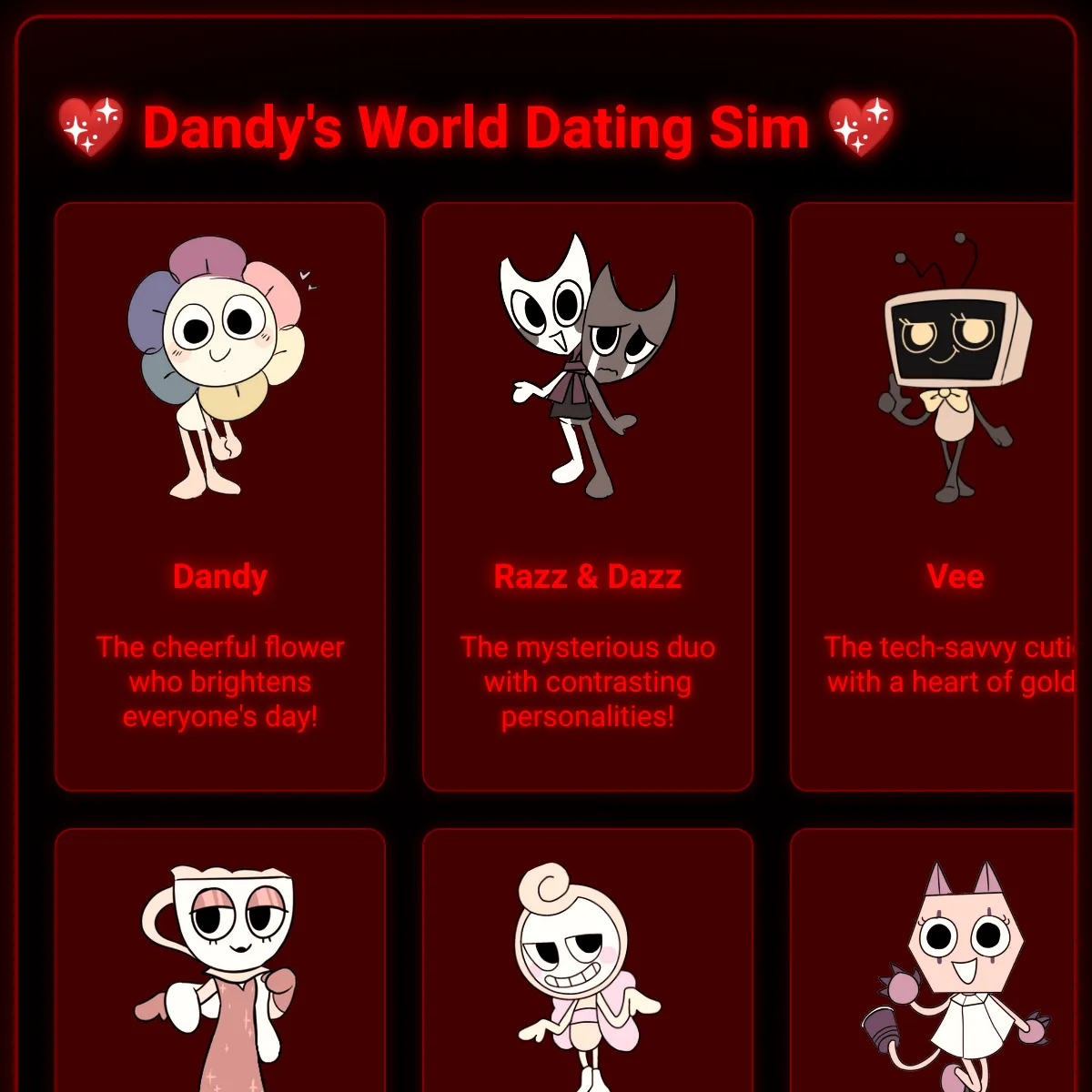 👻 EVIL Dandy's World Dating Sim 👻