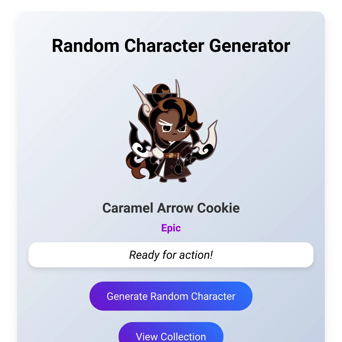 Random Character Generator