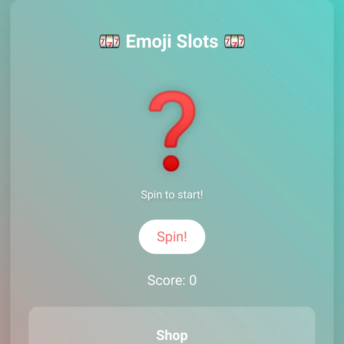 🎰 Emoji Slots 🎰