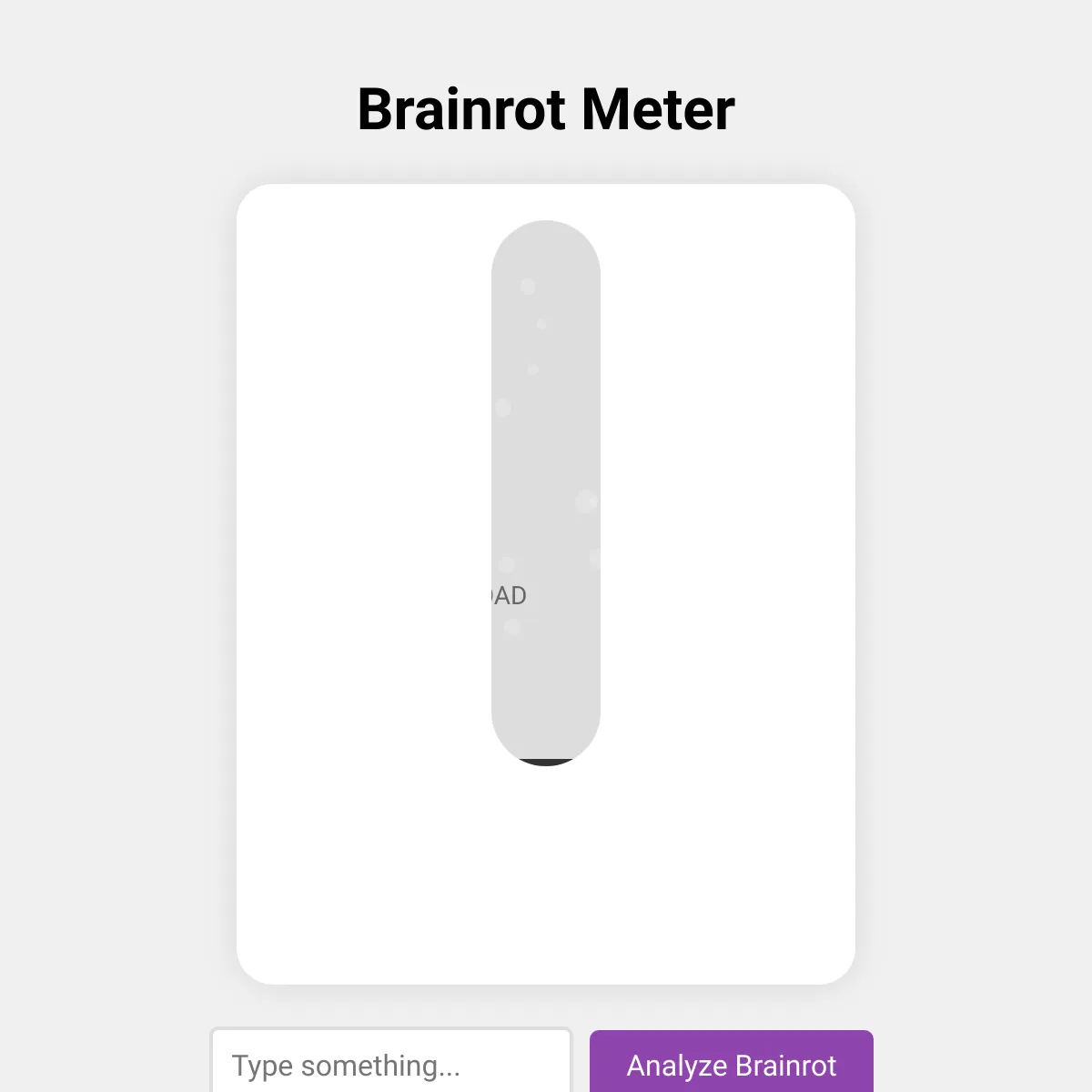 Brainrot Meter