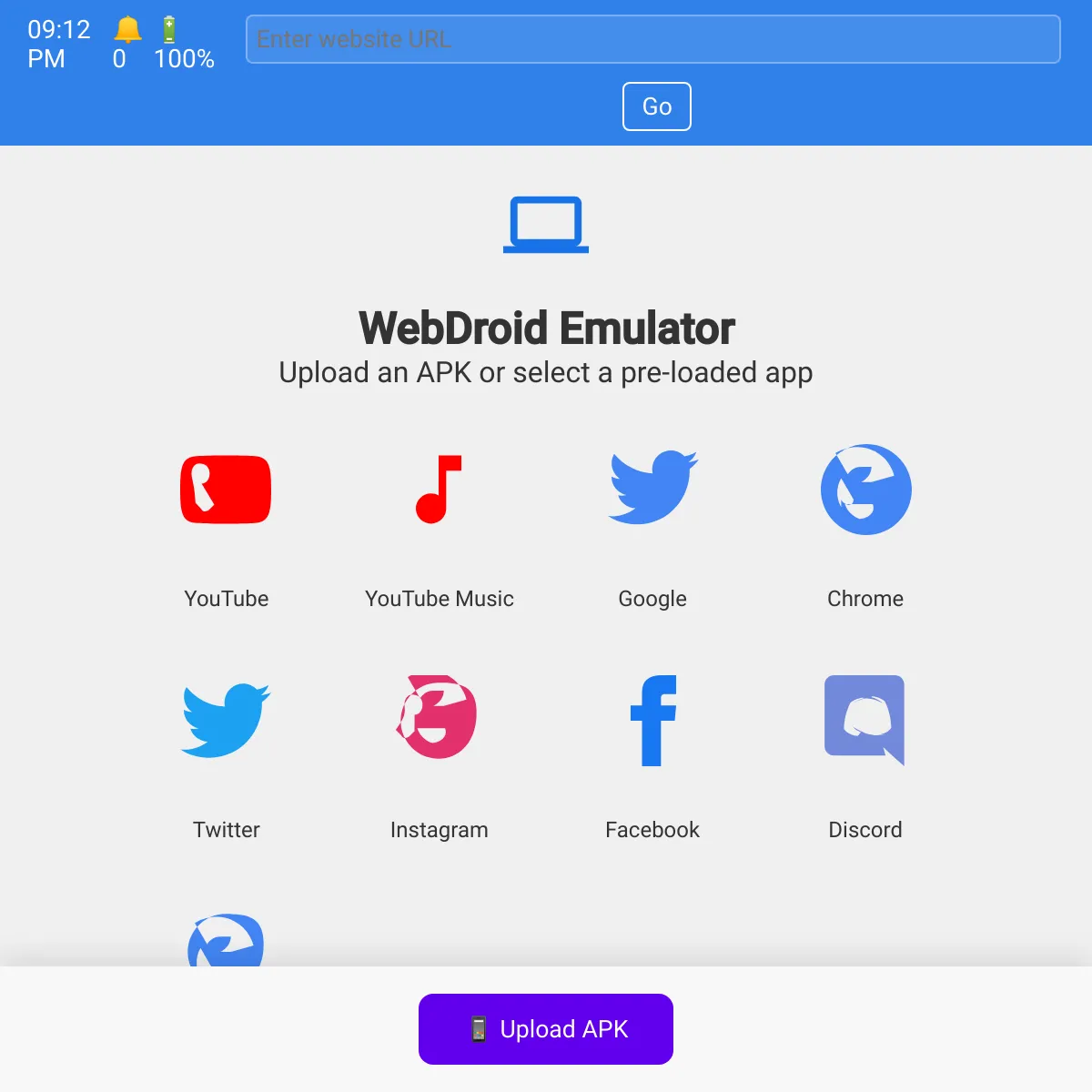 WebDroid - Android Emulator in Browser