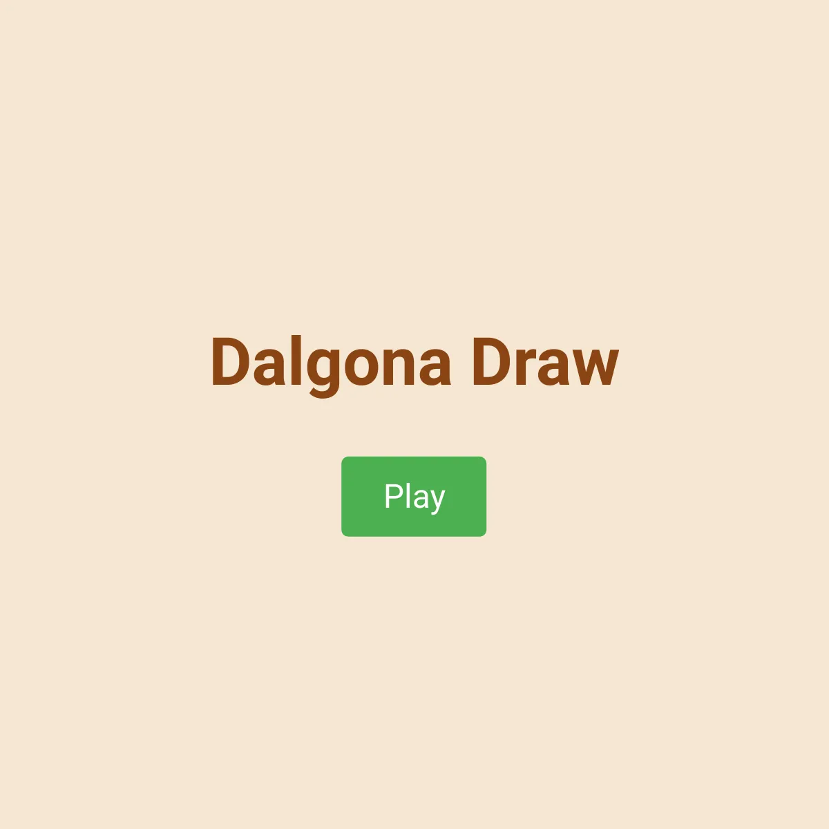 Dalgona Draw