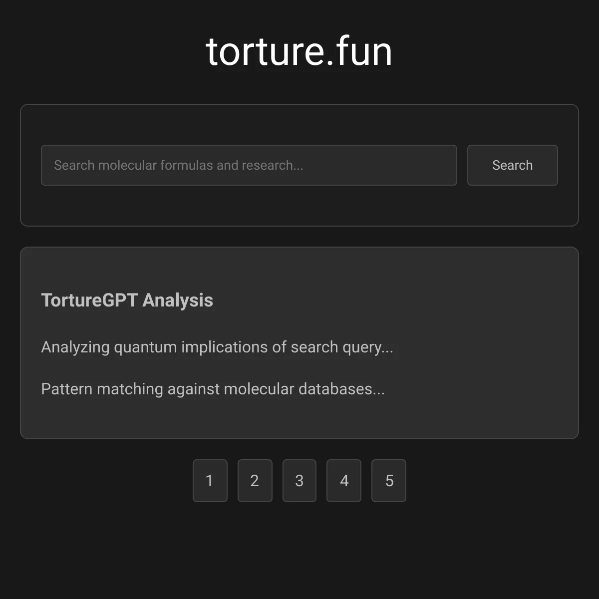 Molecular Formula Generator - torture.fun