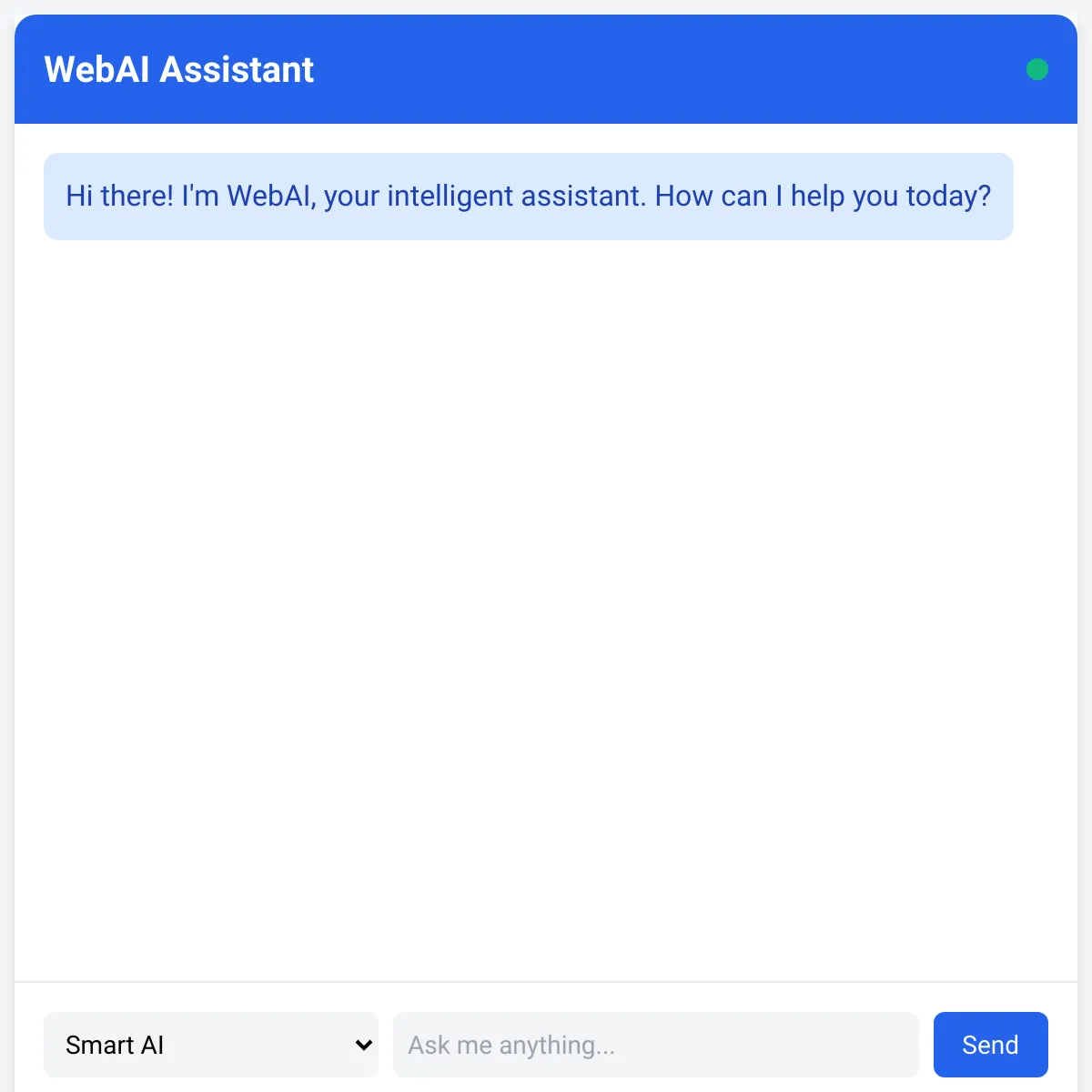 WebAI - Advanced AI Assistant