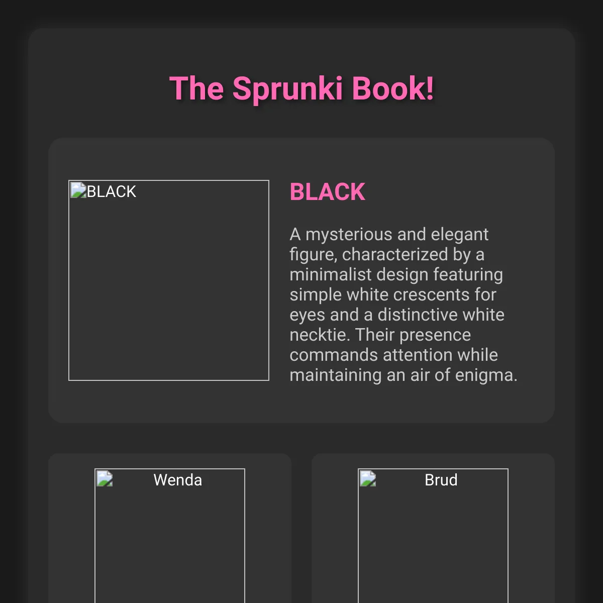 The Sprunki Book!
