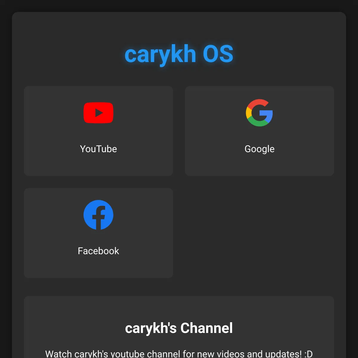 Carykh OS