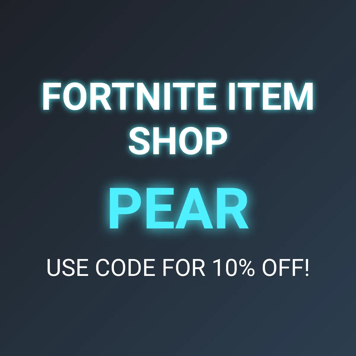 Fortnite Code Promotion Animation