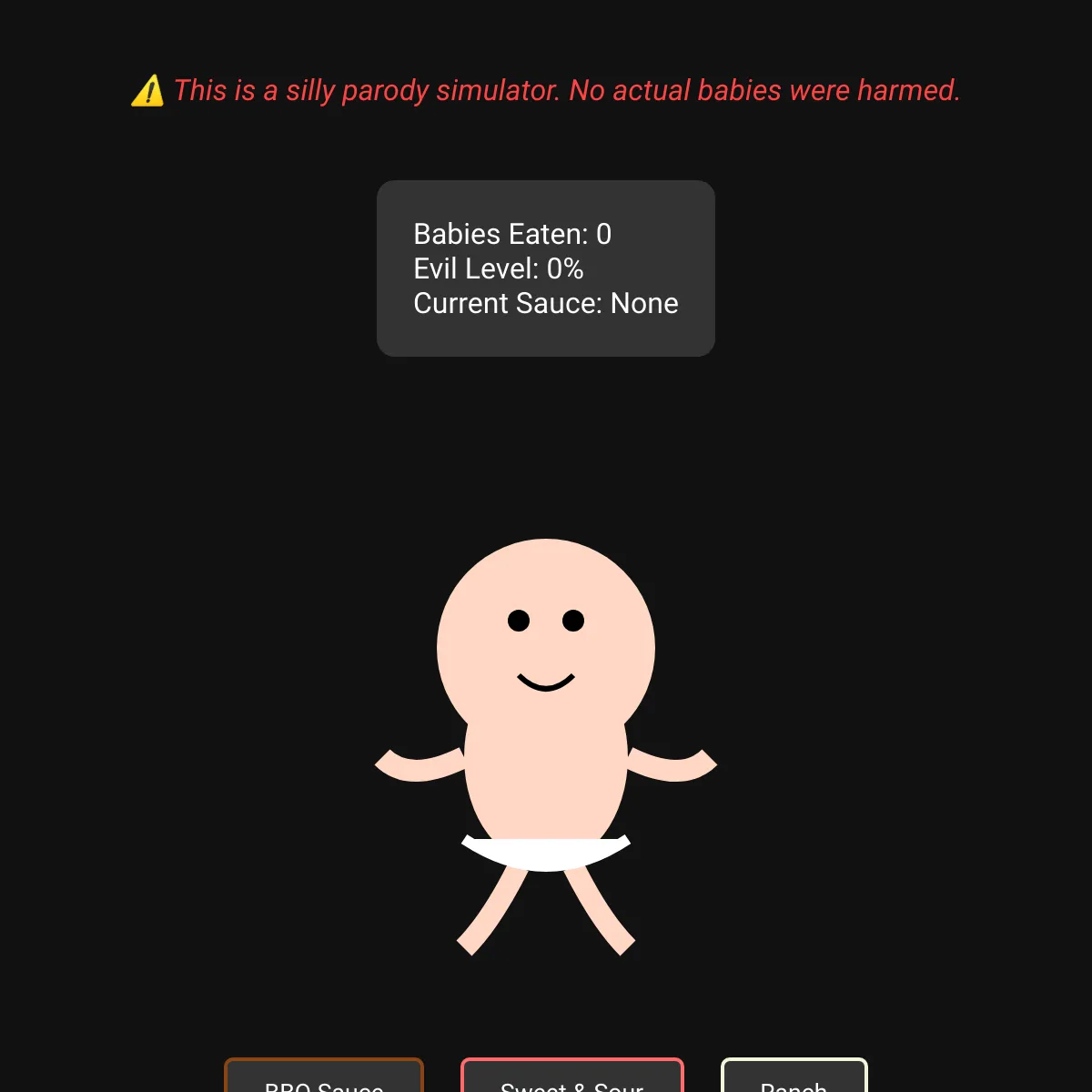 Silly Baby Eating Simulator