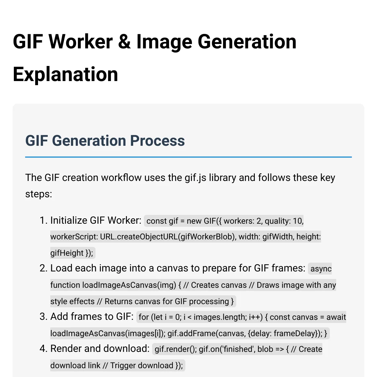 GIF Worker & Image Generation Explanation
