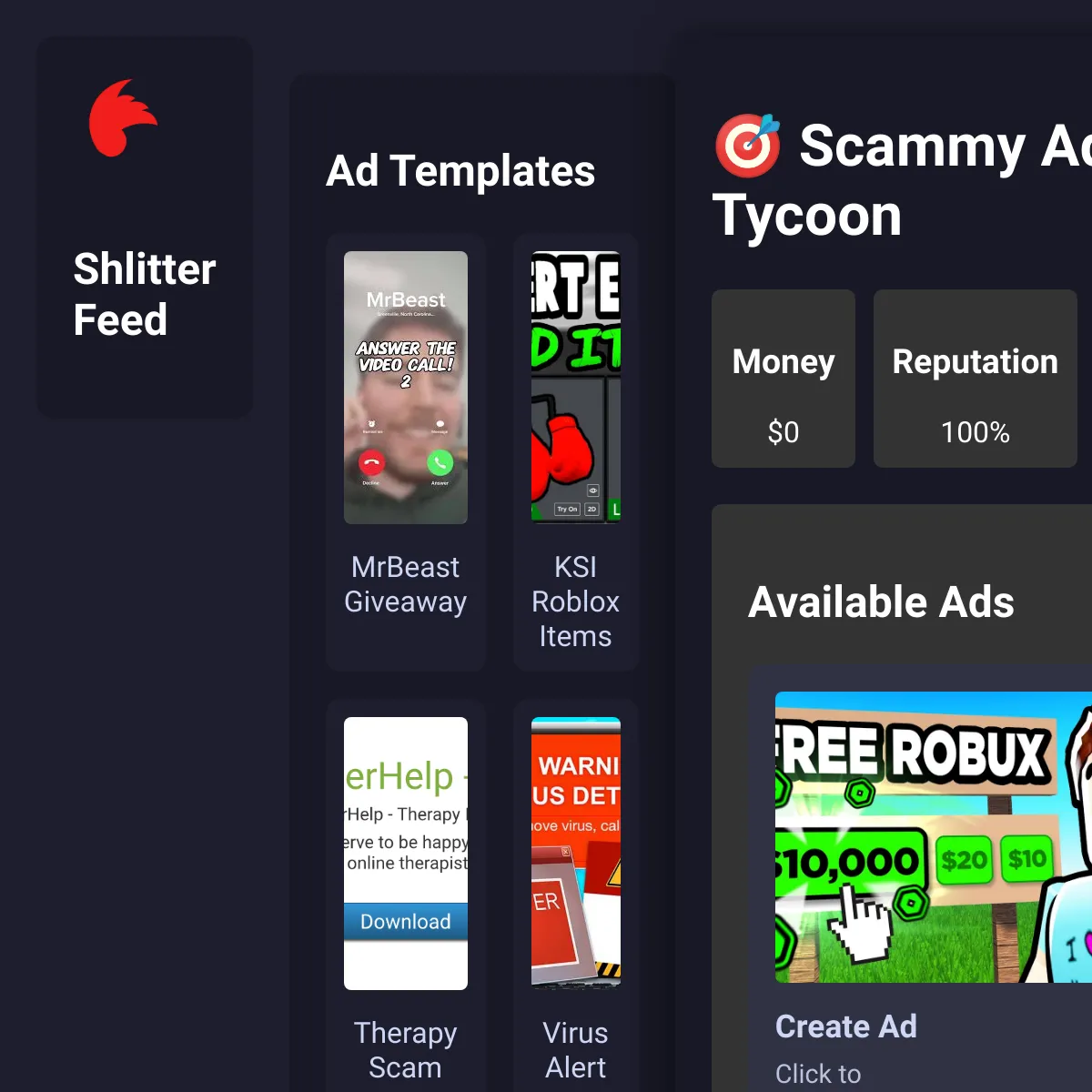 Scammy Ad Tycoon