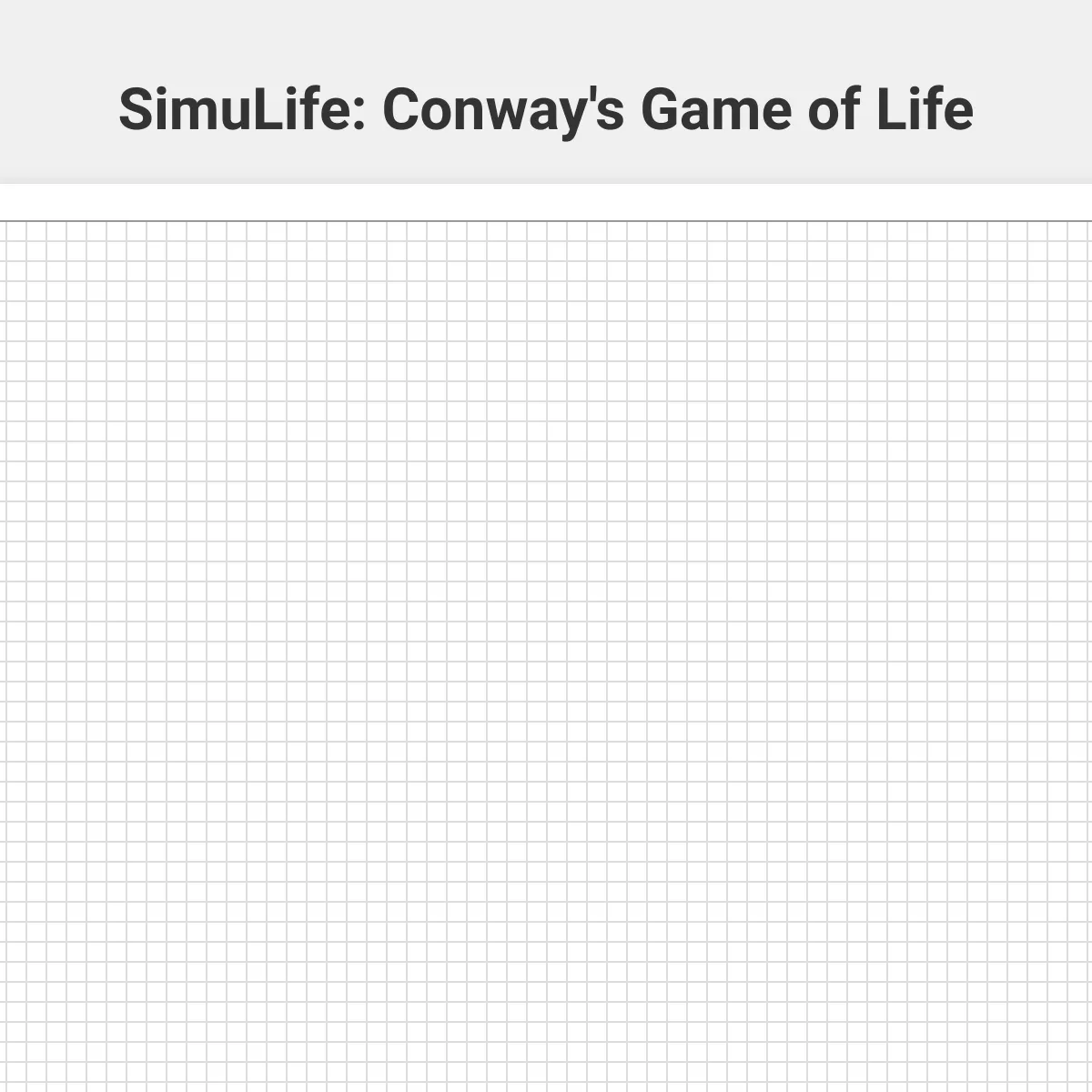 SimuLife - Conway's Game of Life