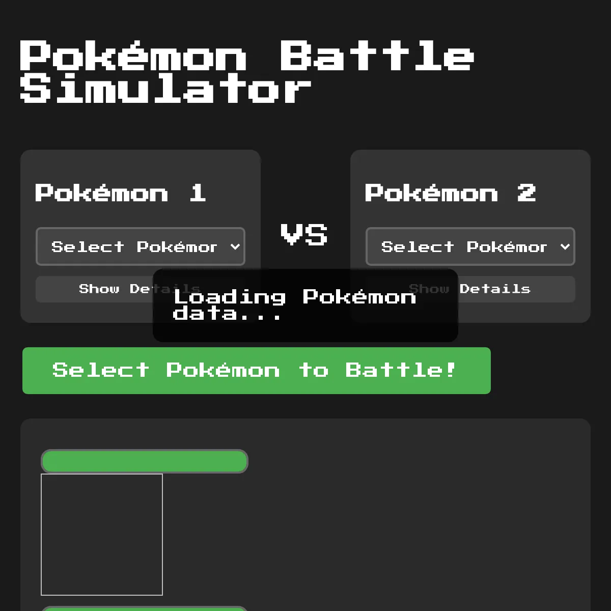 Pokémon Battle Simulator