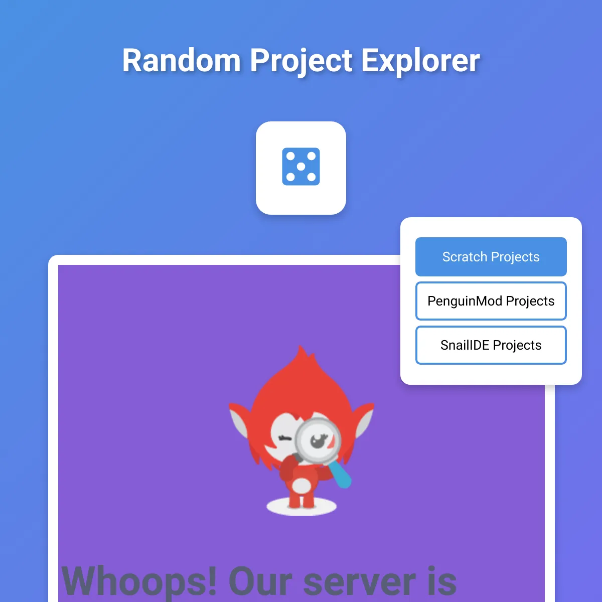 Scratch Project Finder