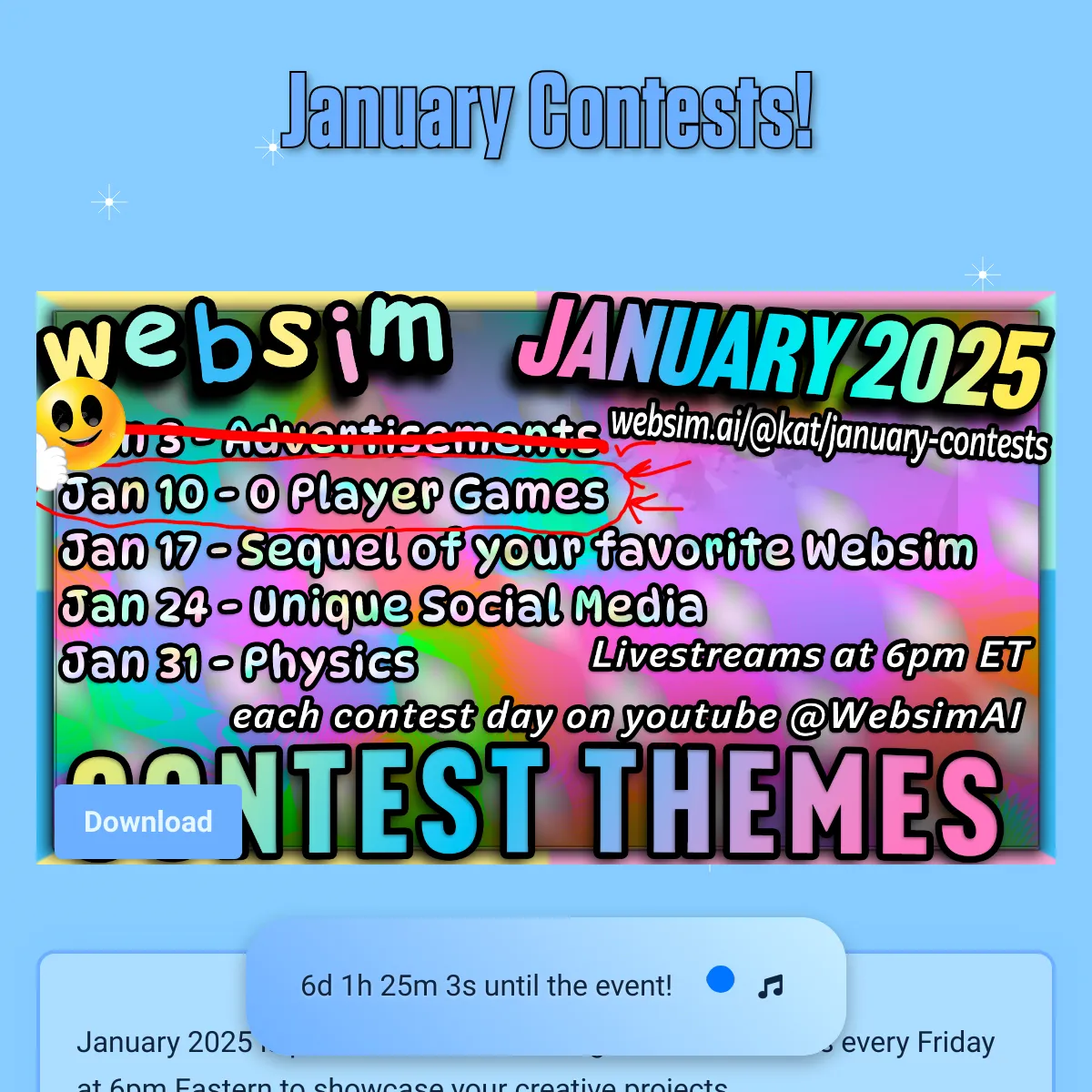 January Contests!