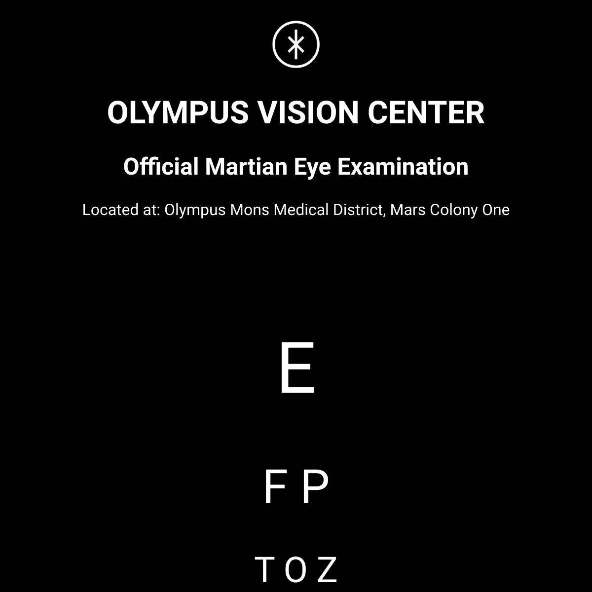 OLYMPUS VISION - Official Mars Eye Test