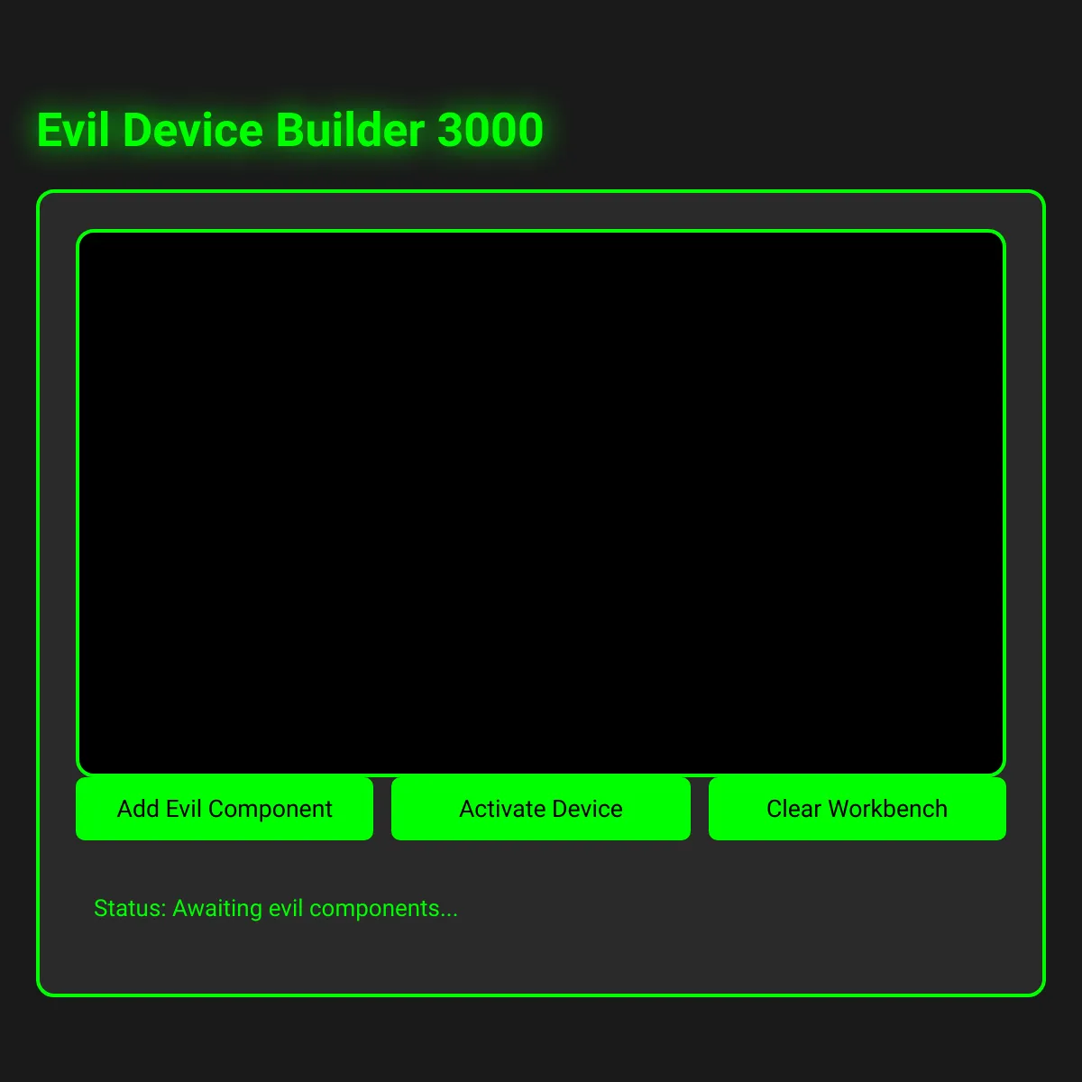 Evil Device Builder