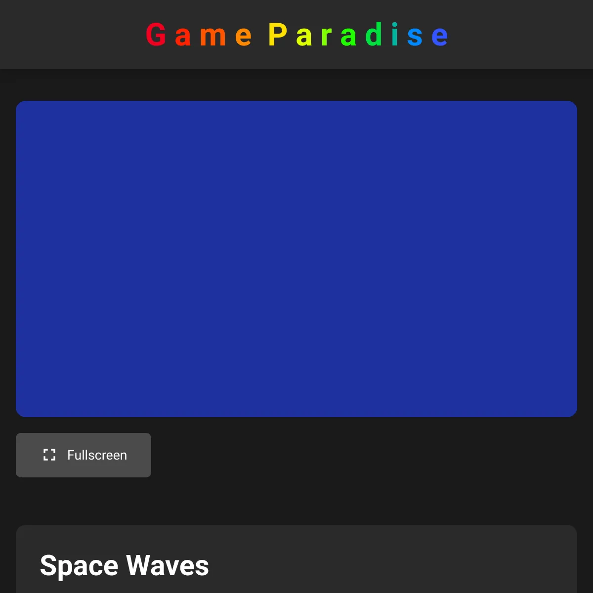 Game Paradise - Space Waves